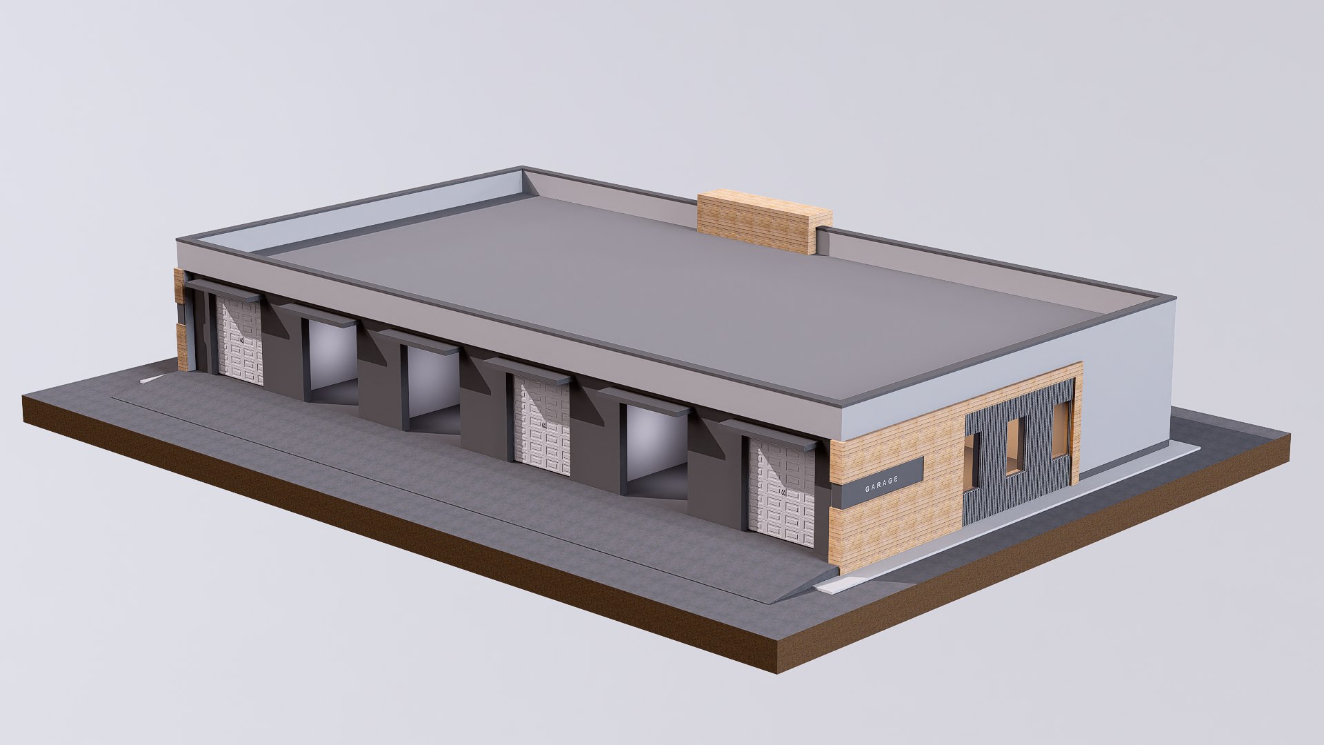Garage Model - TurboSquid 2264685