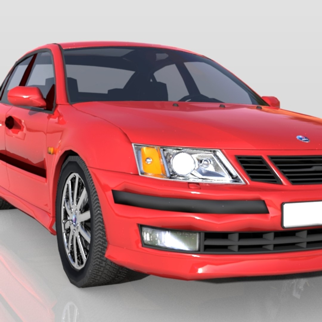 Saab 9-3 Sporting 3d Model