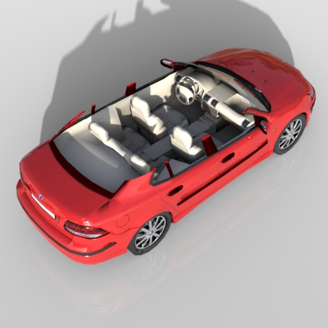 Saab 9-3 Sporting 3d Model