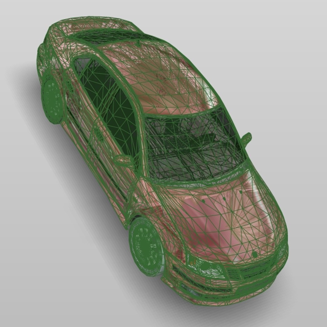 Saab 9-3 Sporting 3d Model