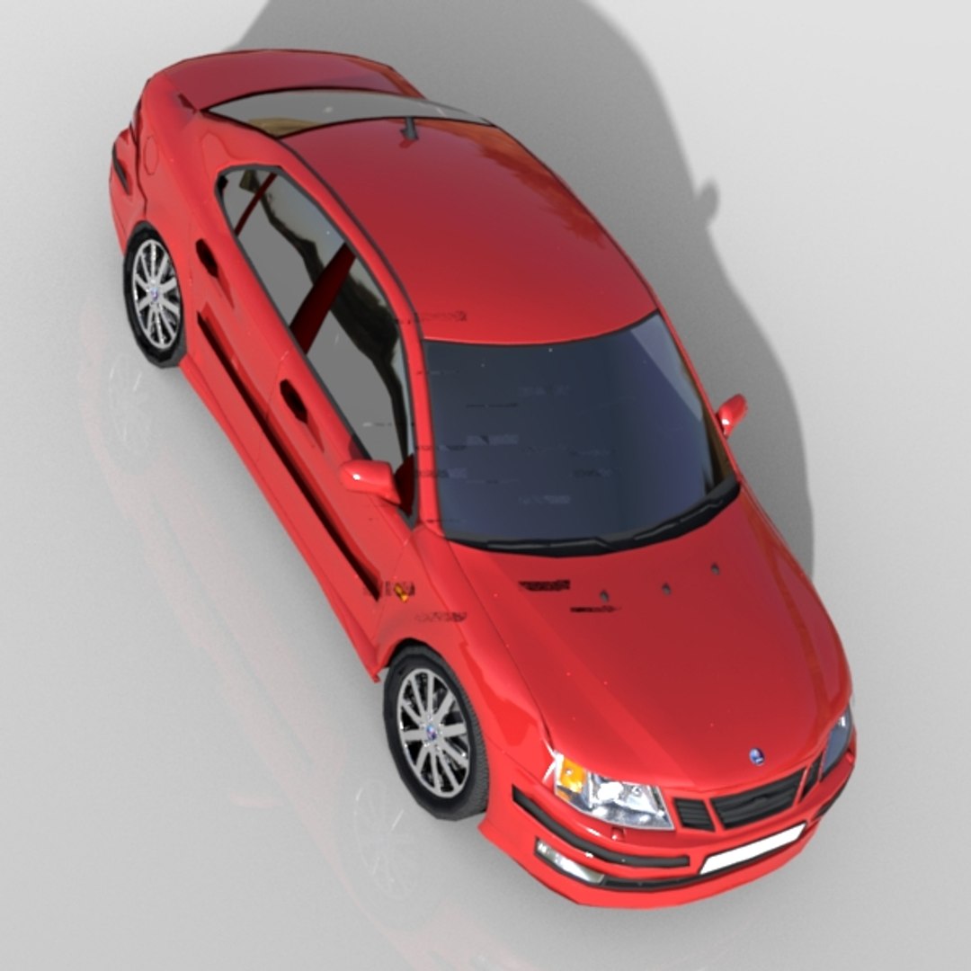 Saab 9-3 Sporting 3d Model