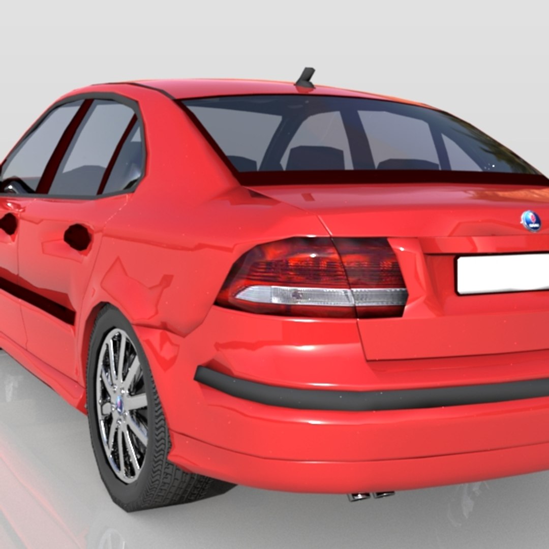 Saab 9-3 Sporting 3d Model