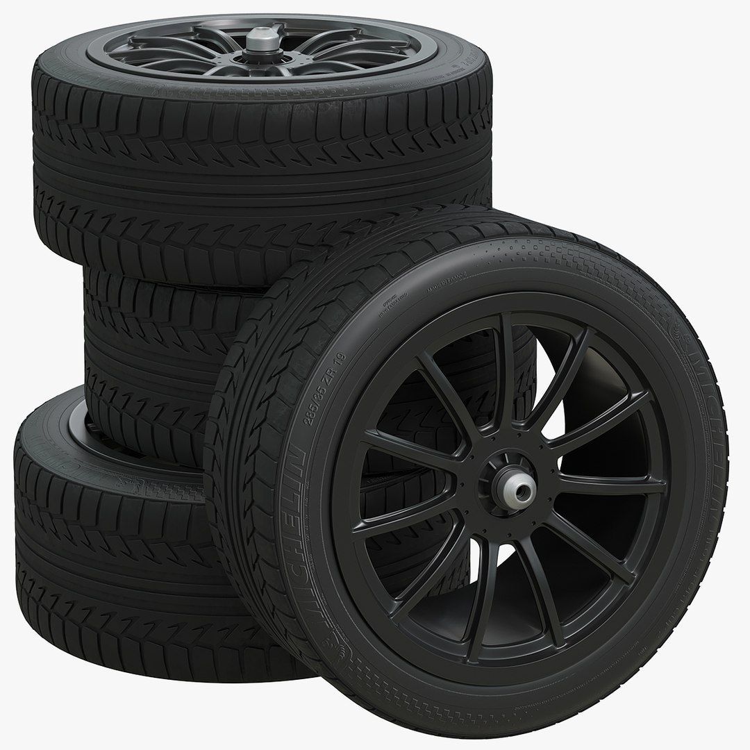 3D Tire Mc Laren 650S GT3 - TurboSquid 1952942