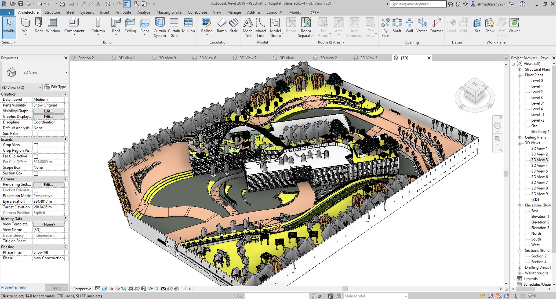 Revit Hospital 3D Model - TurboSquid 1431622