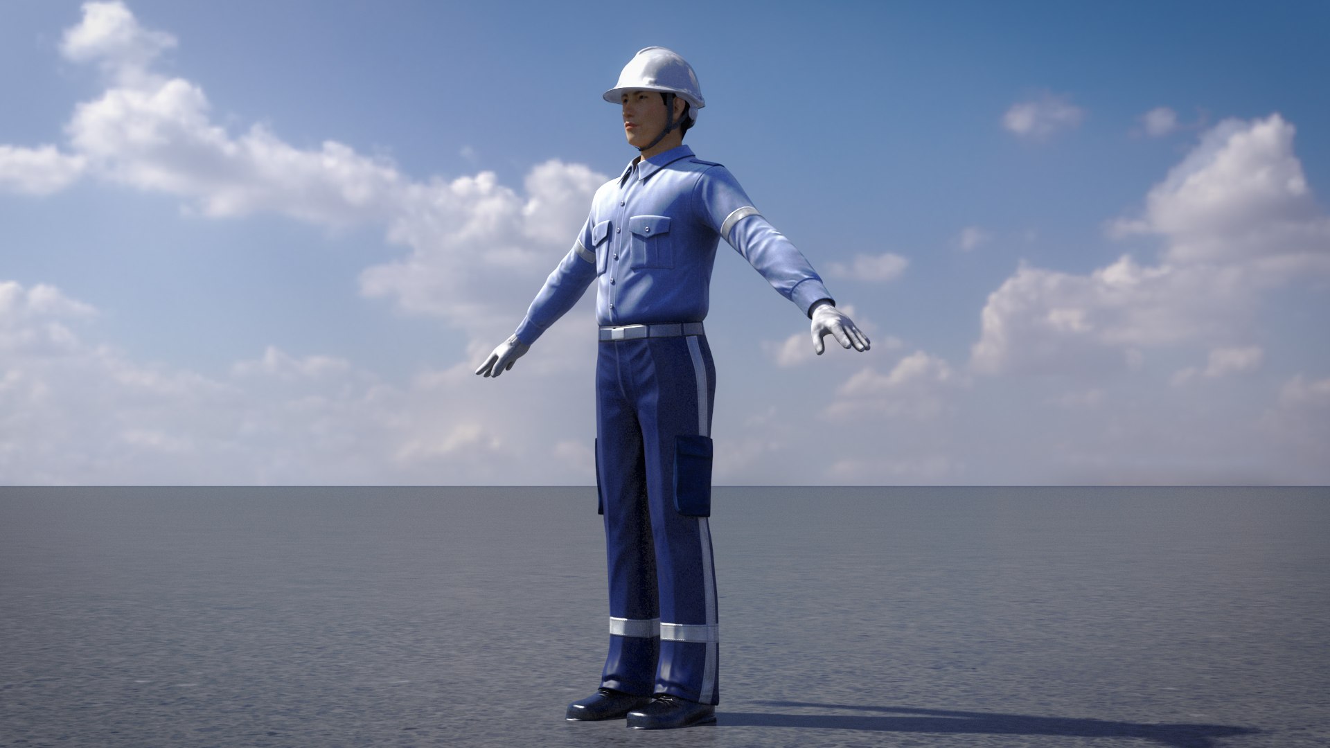 Airport Ground Staff 3D Model - TurboSquid 2299808
