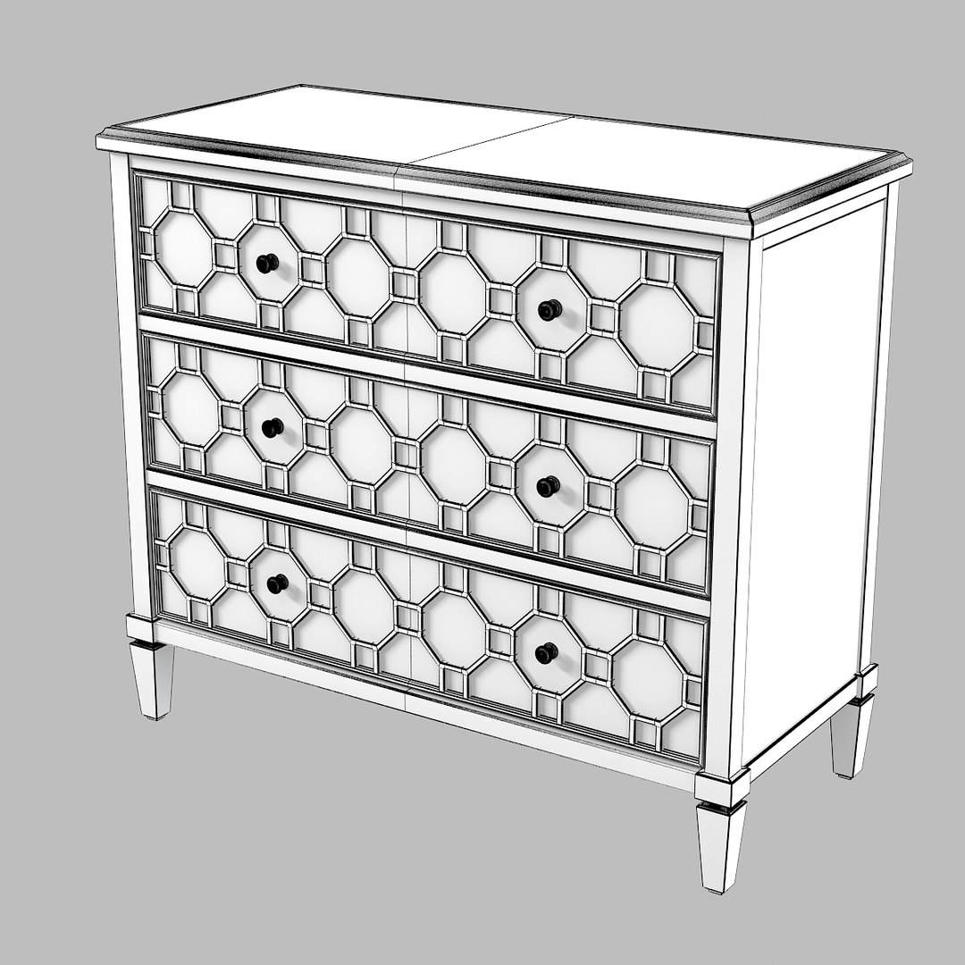art deco chest 3ds