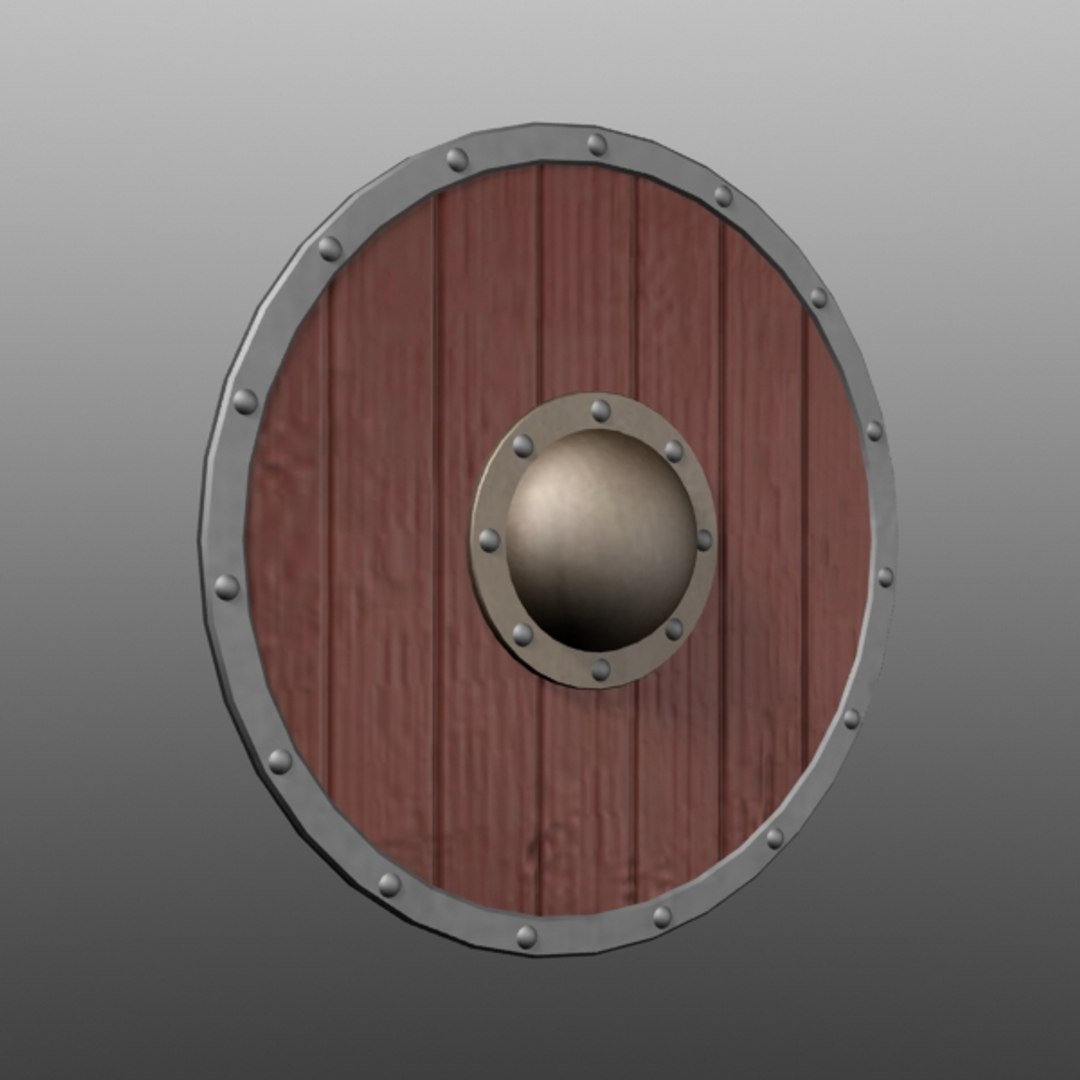 Viking Shield 3d Model