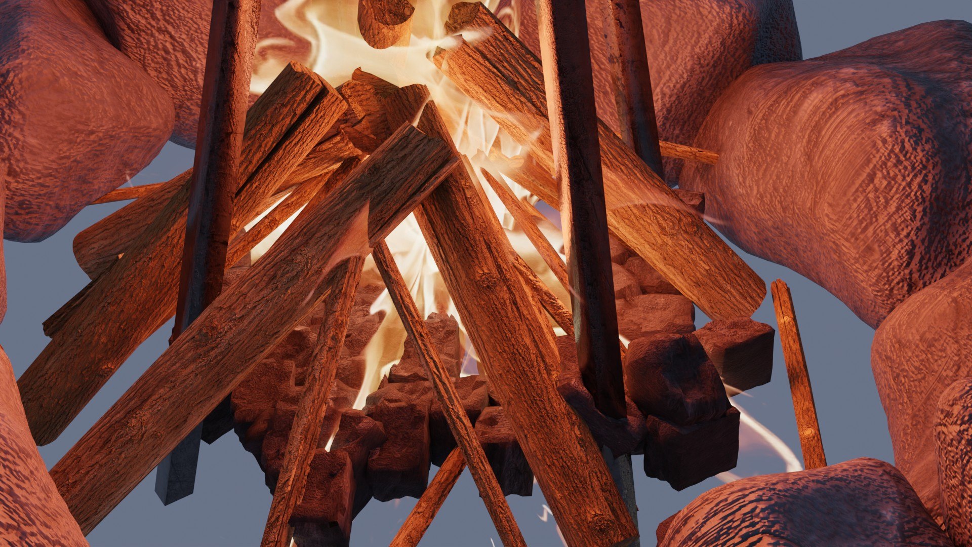 3D Campfire - TurboSquid 2107035