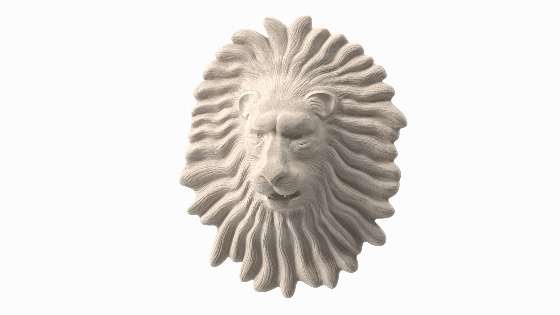 Lion Wall Sculpture 3D - TurboSquid 1585351