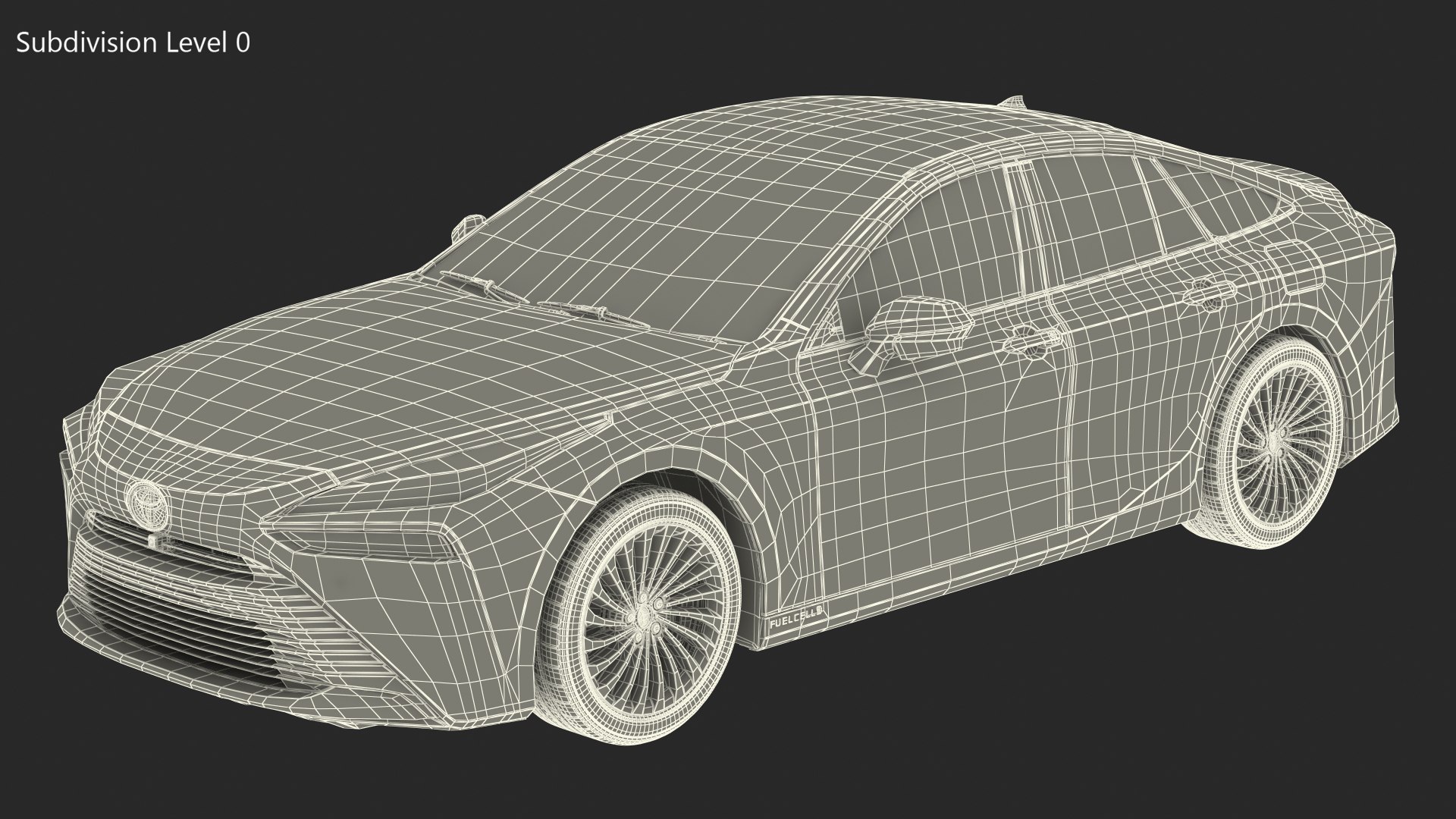 3D Toyota Mirai 2022 Simple Interior Model - TurboSquid 1868038