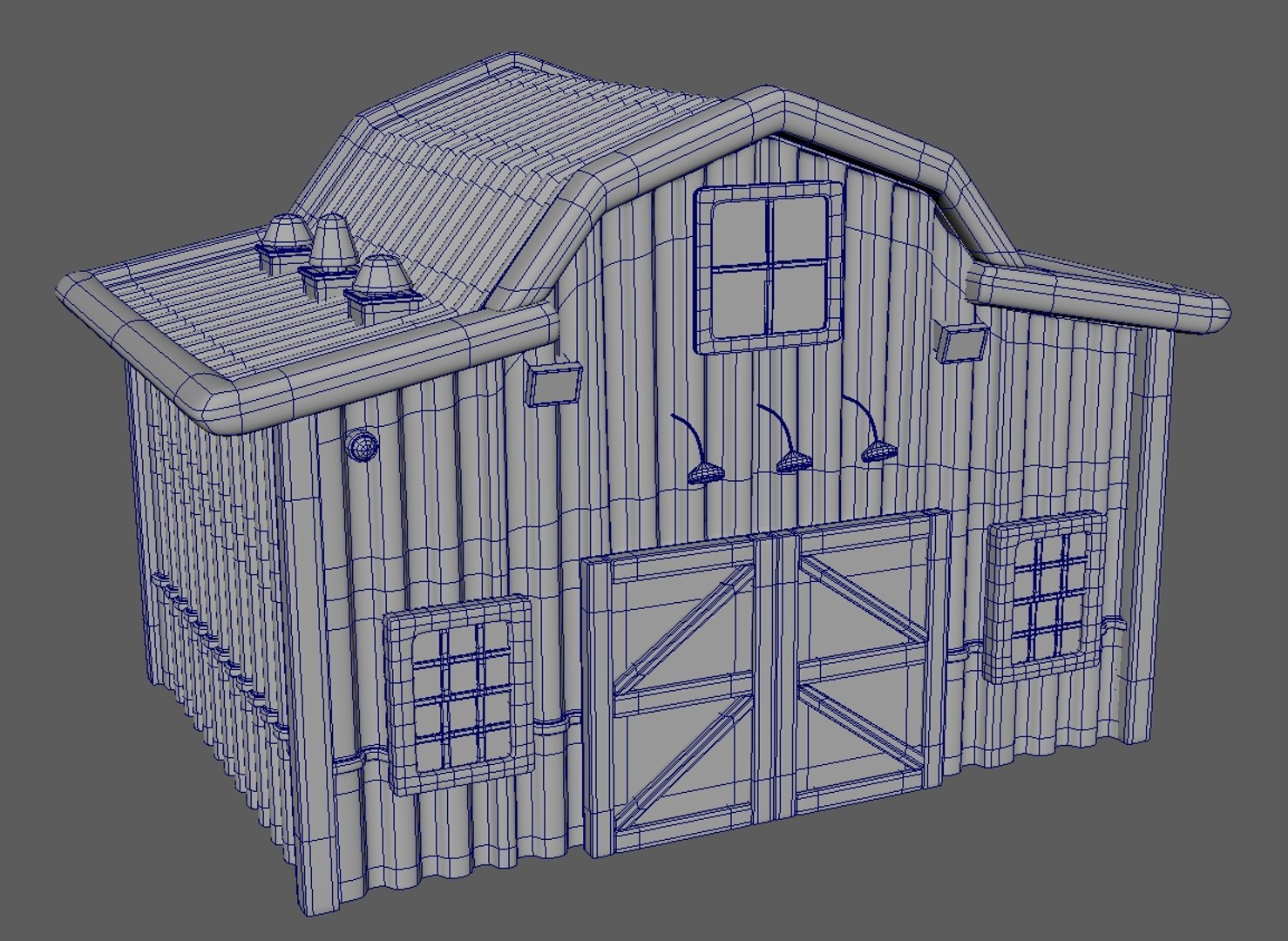 3D Model America Barn - TurboSquid 1483913
