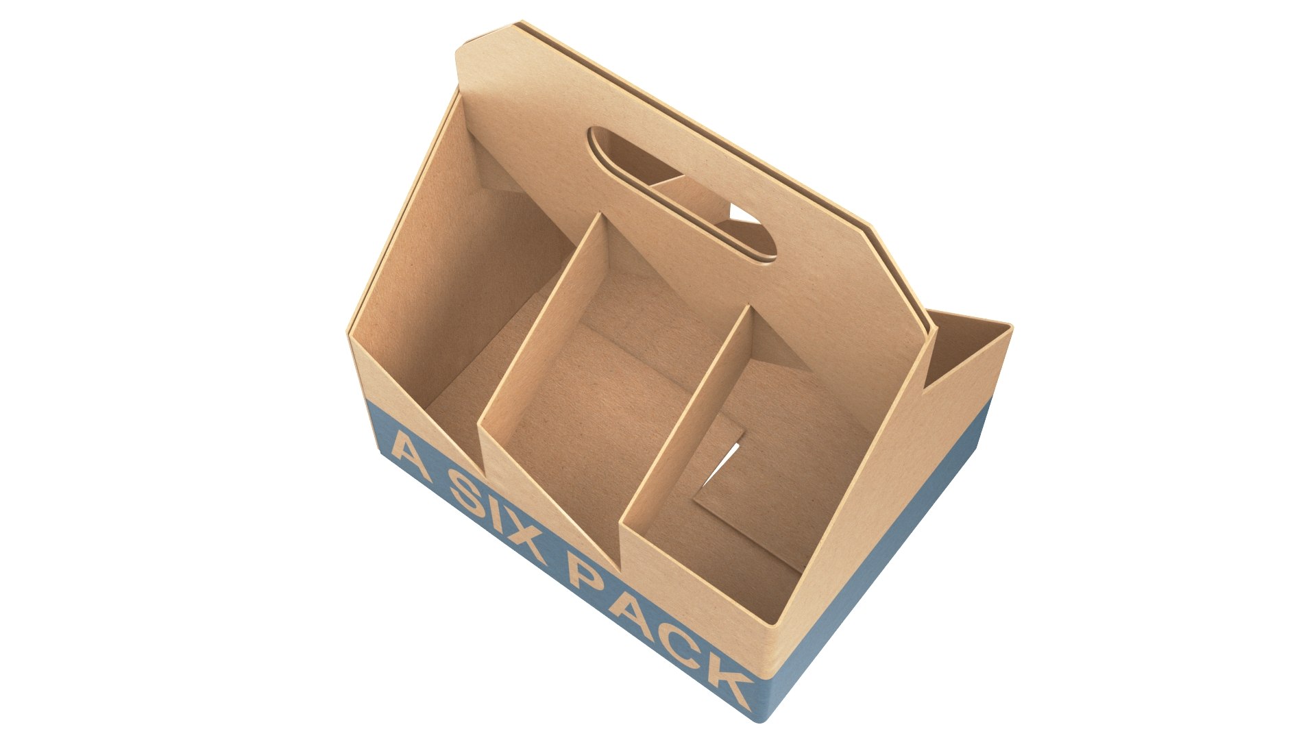 6 Pack Drink Container Model - TurboSquid 2001777