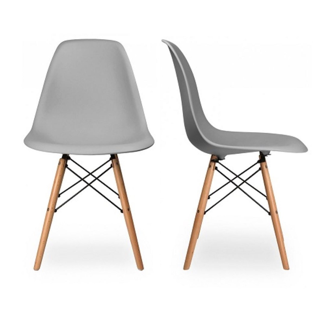 Eames Chair Grey With Table 3D Model - TurboSquid 2065493