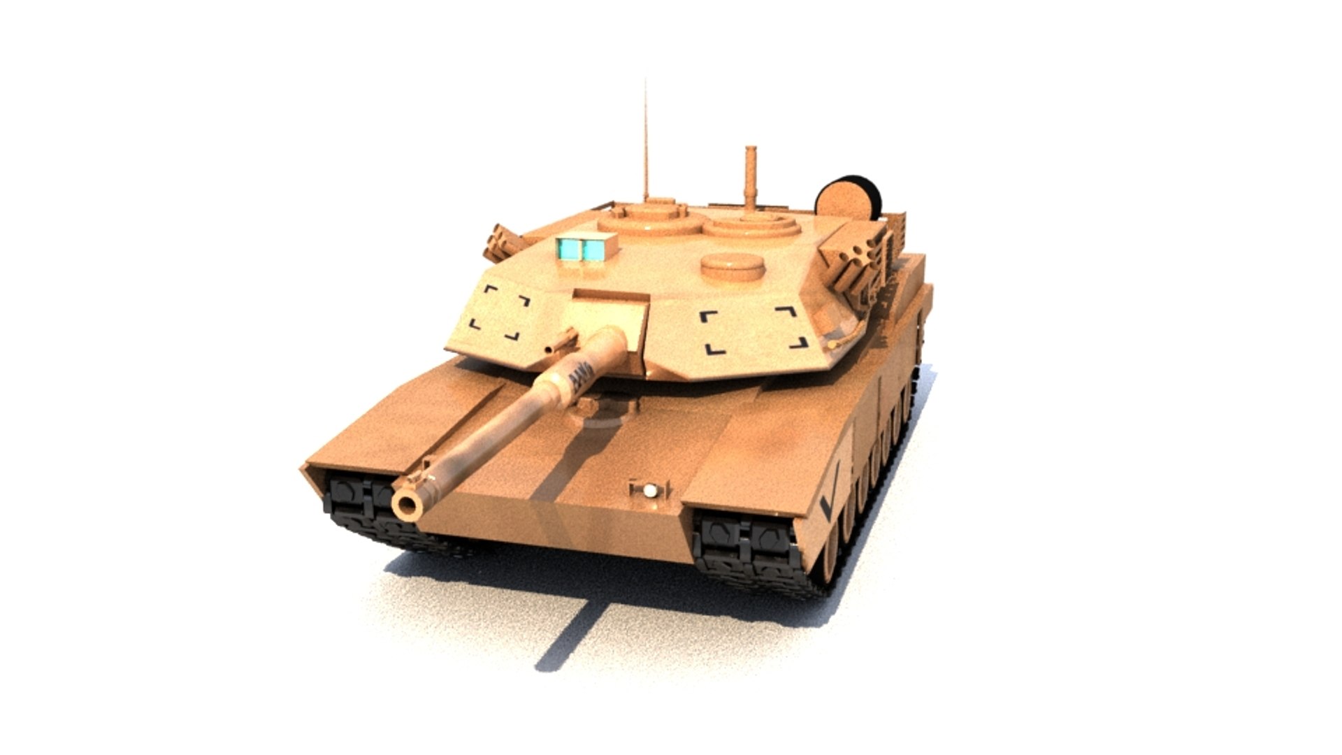 3D Tank M1 Abraham Model - TurboSquid 1200033