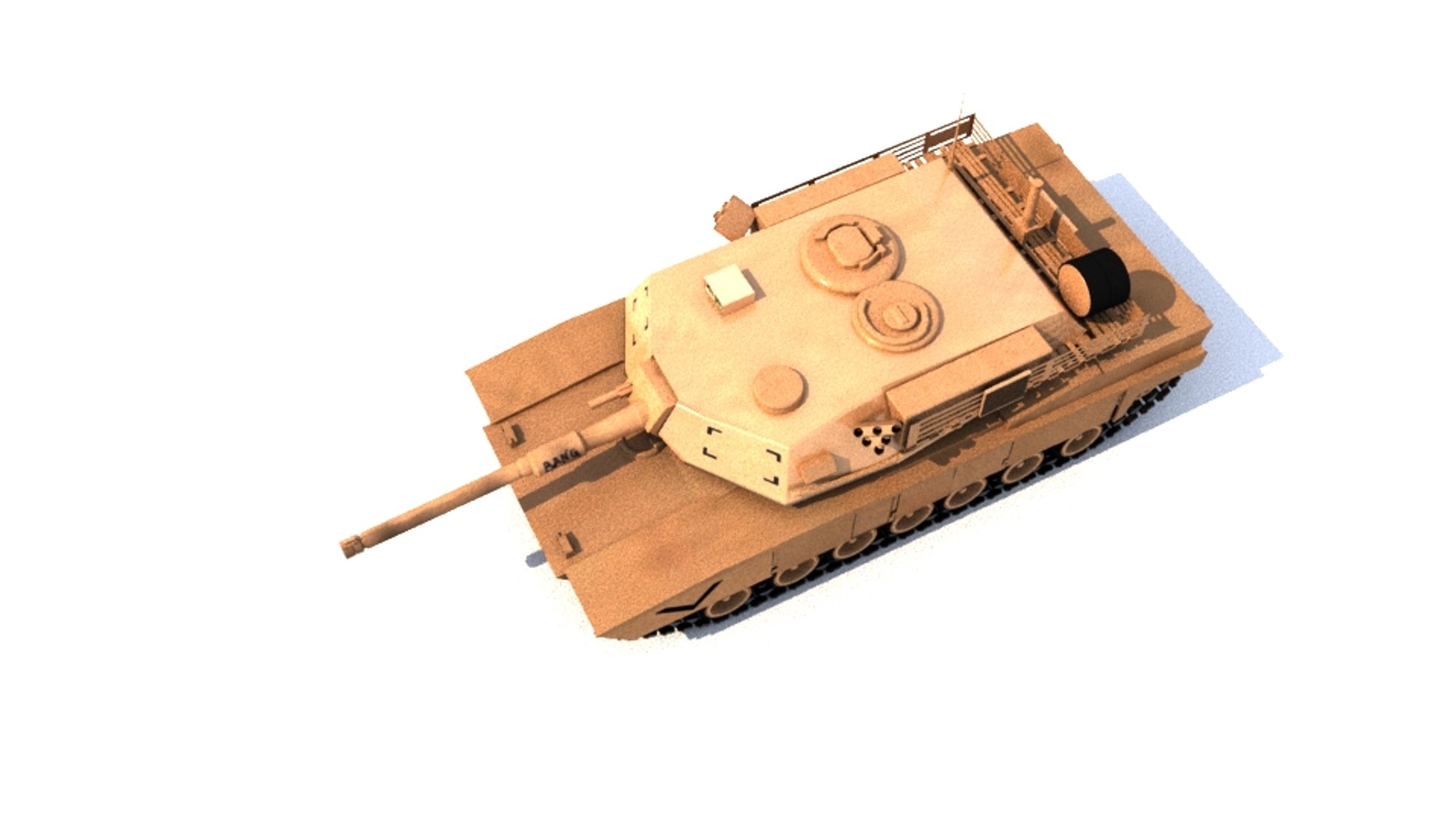 3D Tank M1 Abraham Model - TurboSquid 1200033