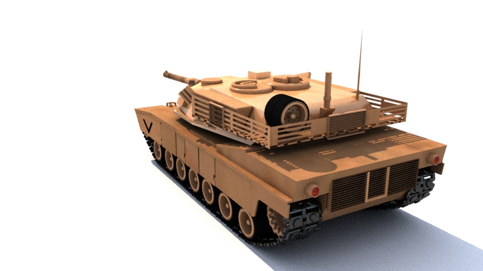 3D Tank M1 Abraham Model - TurboSquid 1200033