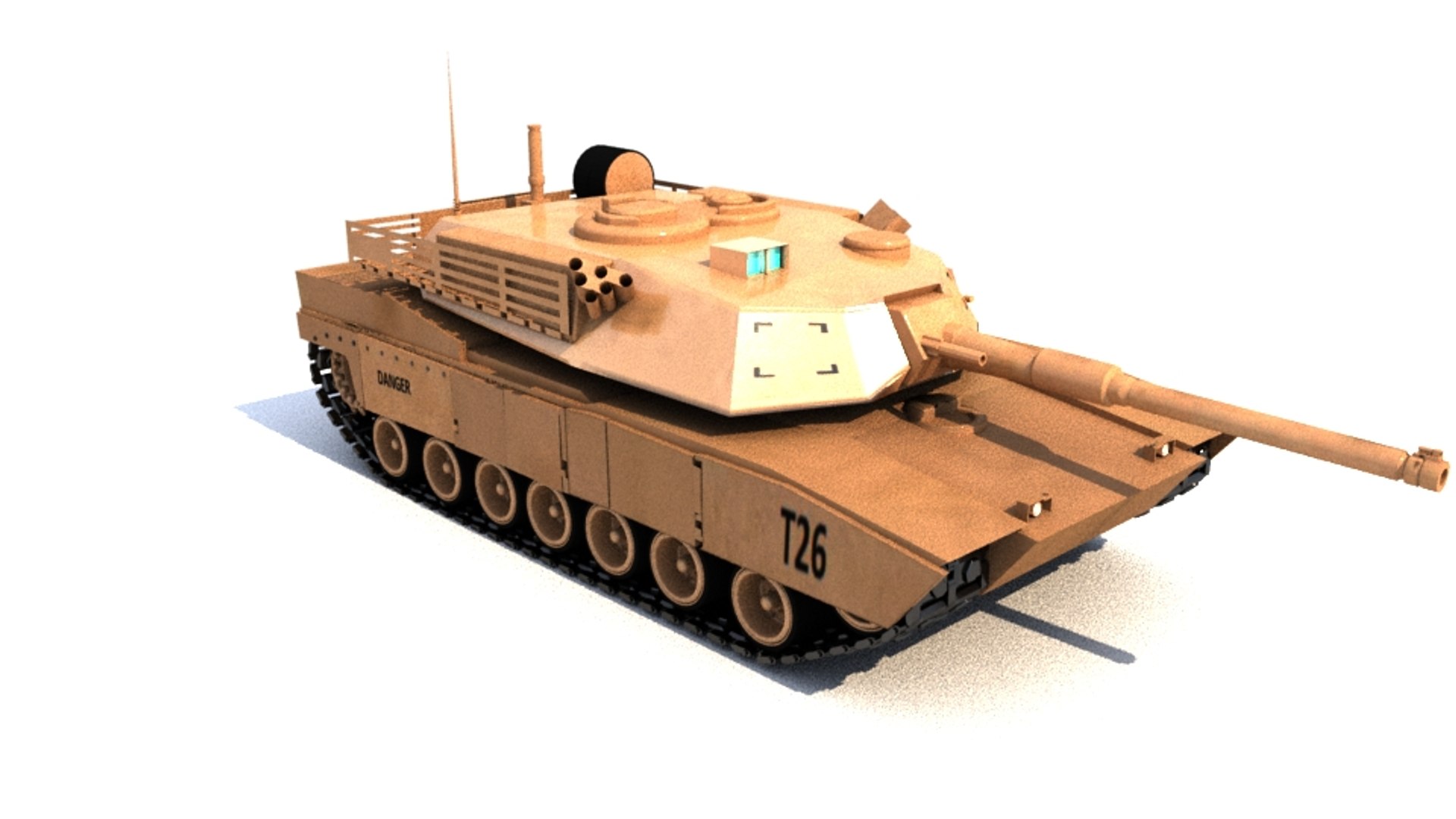 3D Tank M1 Abraham Model - TurboSquid 1200033