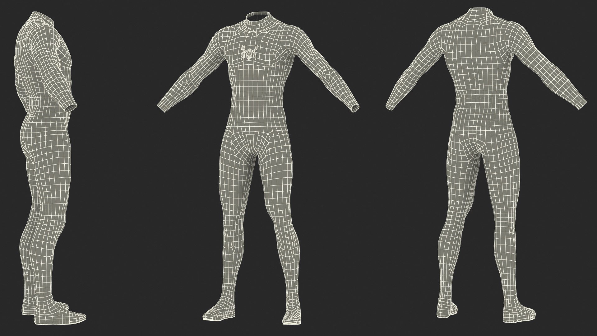 3D Model Spider Man Suit - TurboSquid 1792768