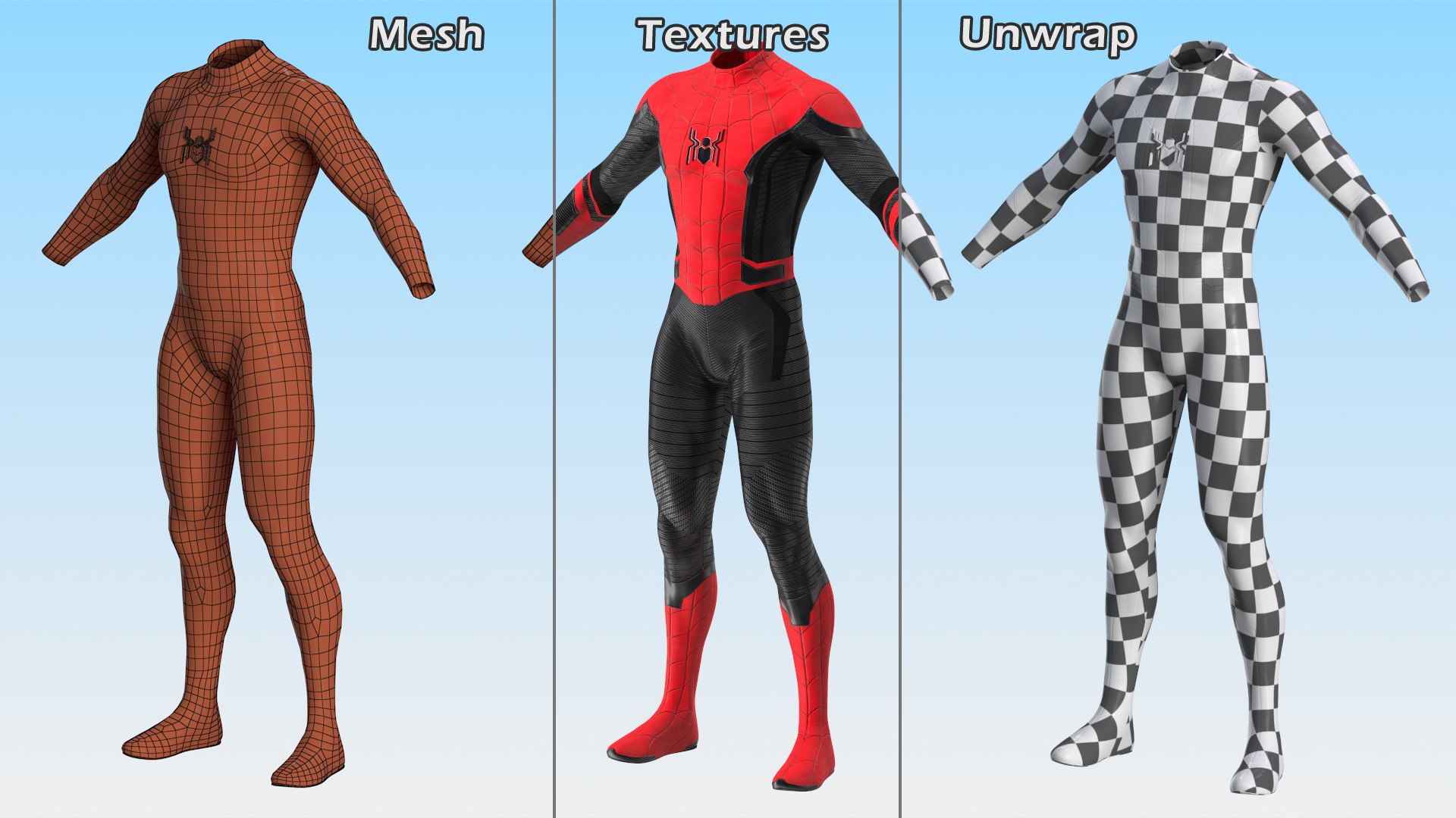 3D Model Spider Man Suit - TurboSquid 1792768