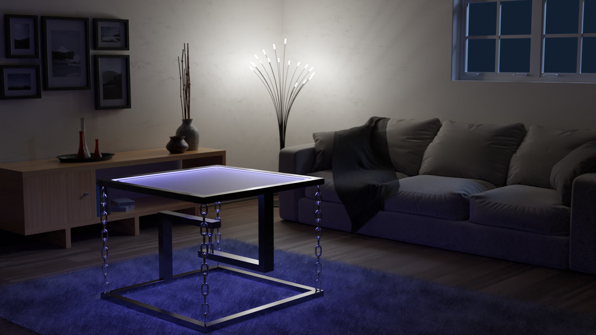 3D Optical Illusion Coffee Table - TurboSquid 2075603