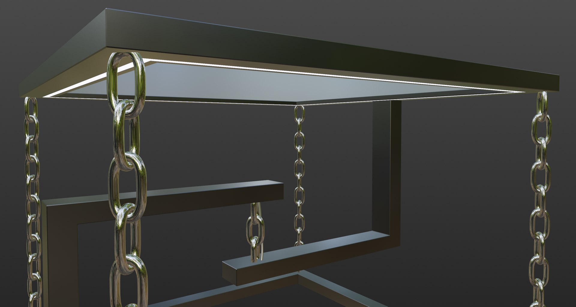 3D Optical Illusion Coffee Table - TurboSquid 2075603