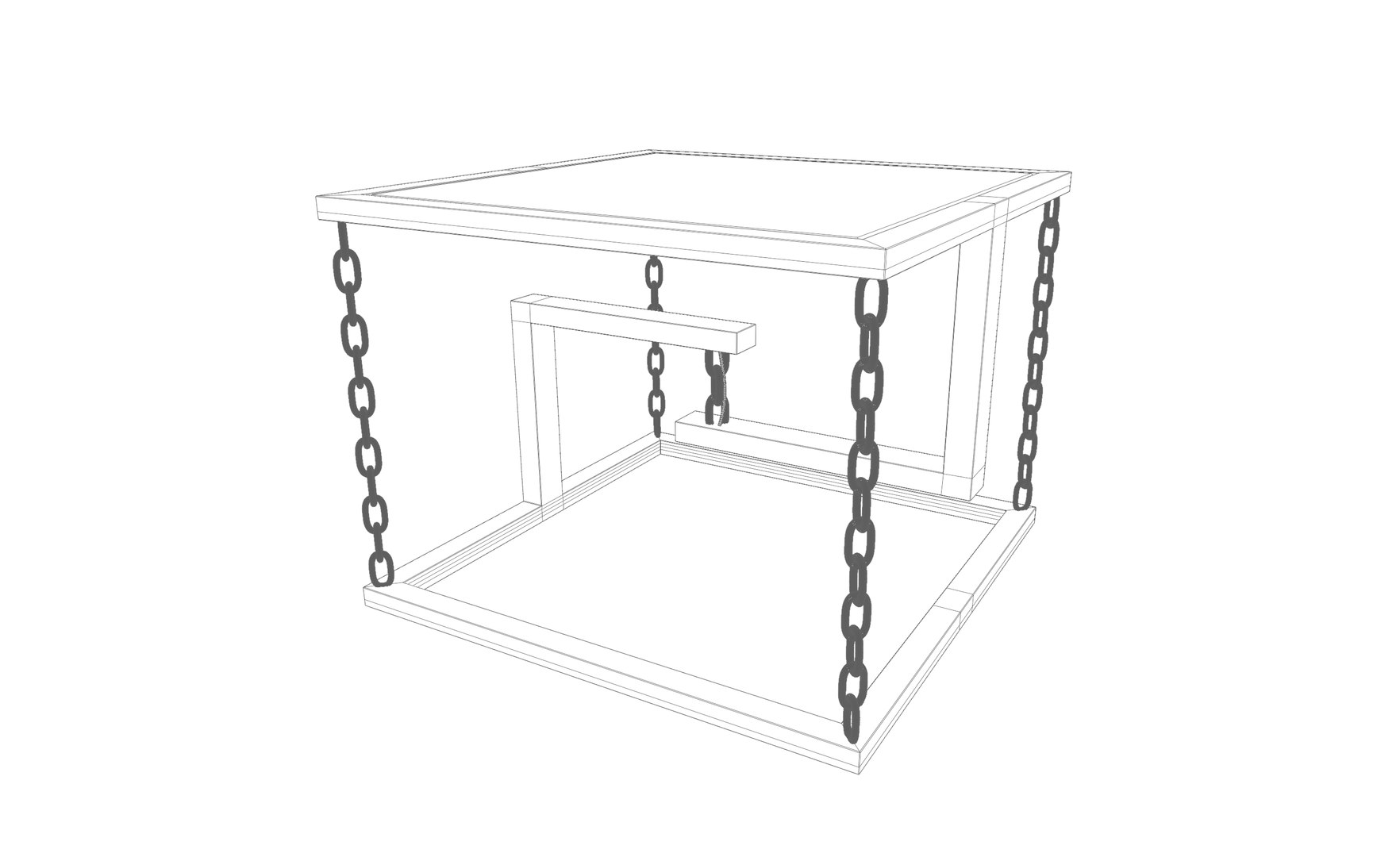 3D Optical Illusion Coffee Table - TurboSquid 2075603