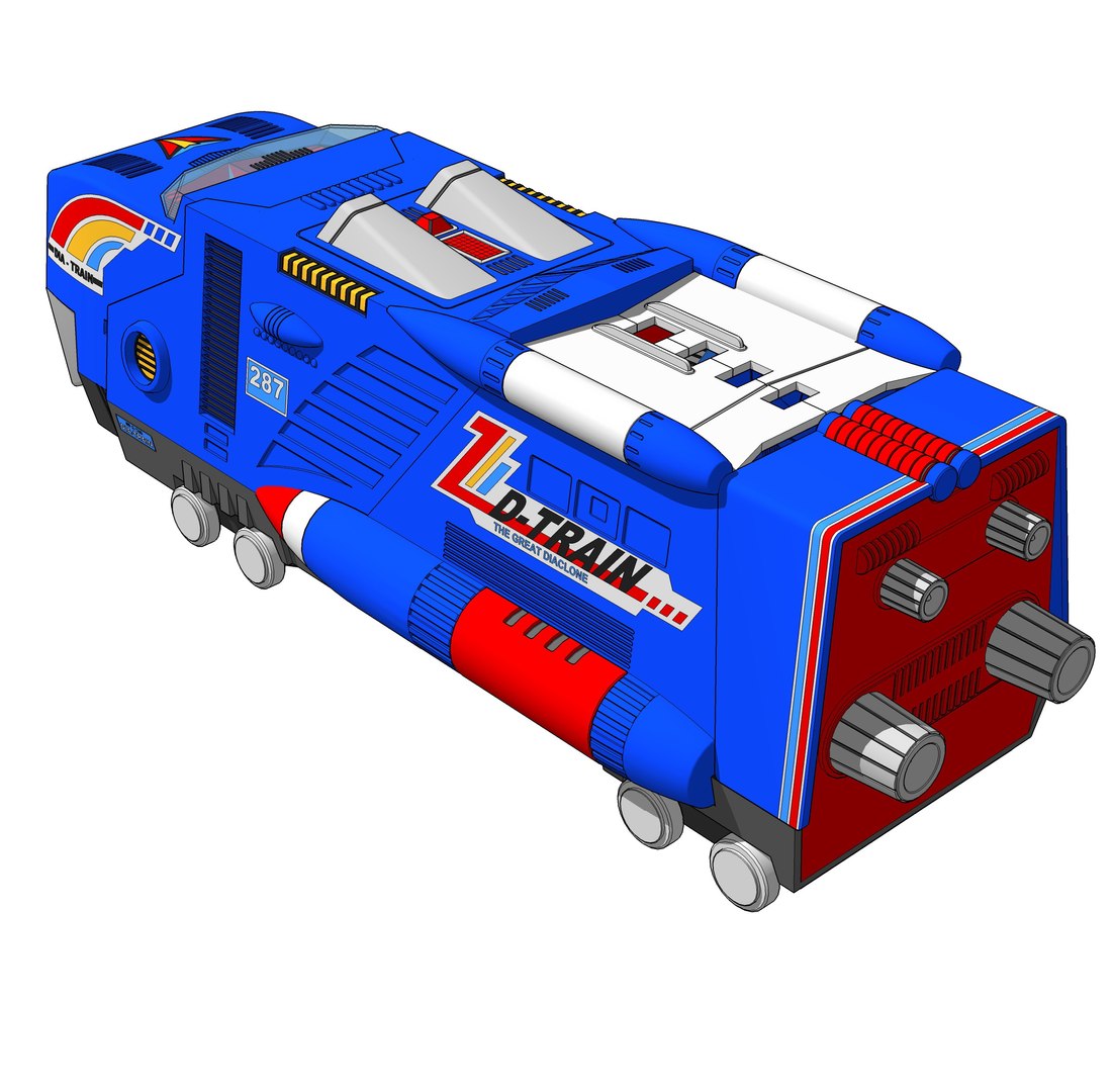 3D Dia-train Diaclone - TurboSquid 1150000