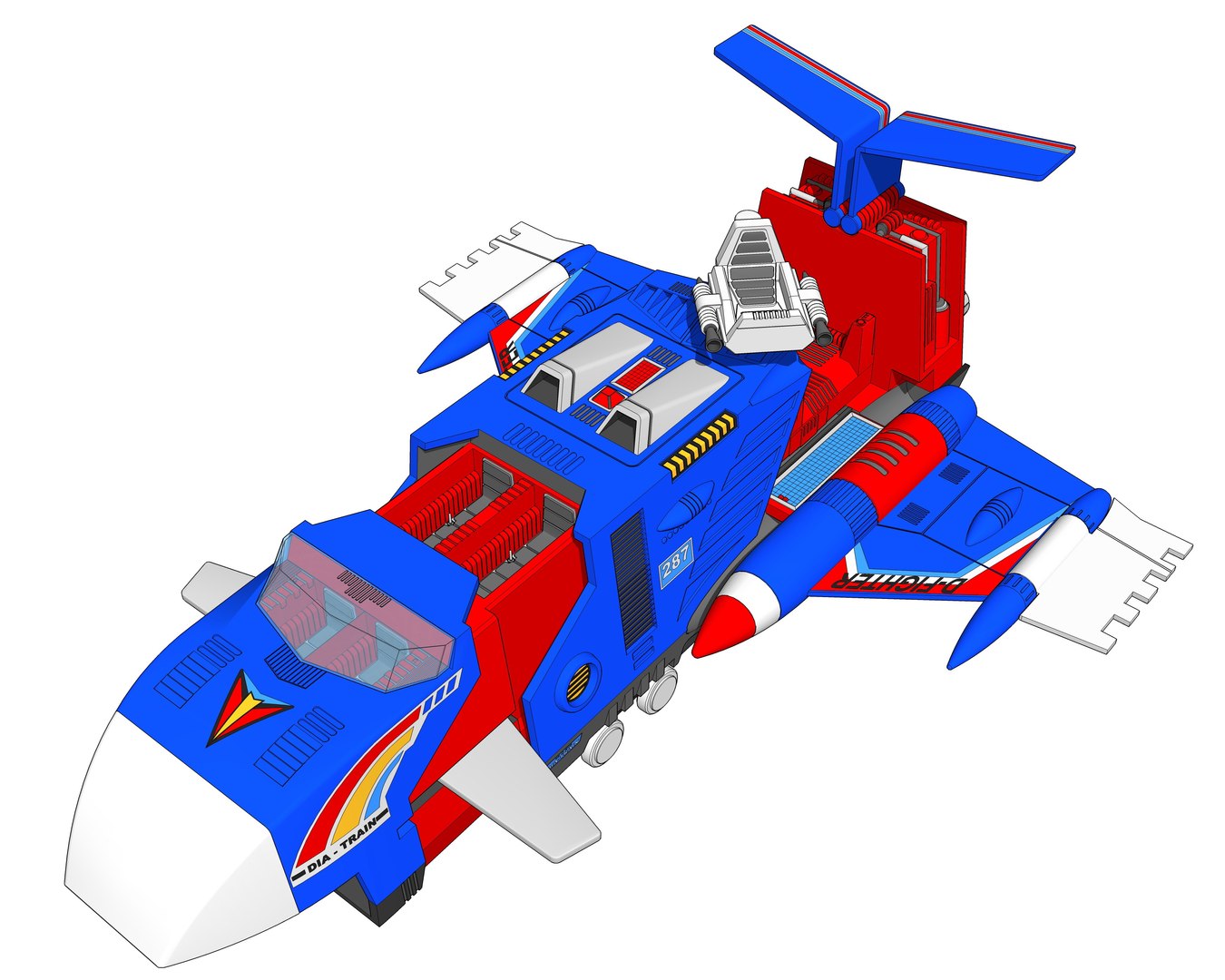 3D Dia-train Diaclone - TurboSquid 1150000