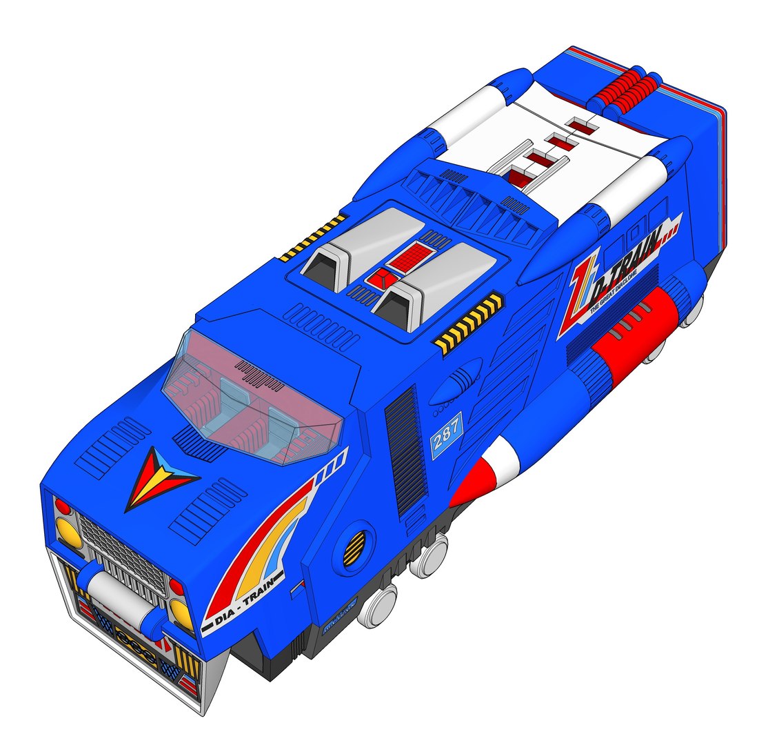 3D Dia-train Diaclone - TurboSquid 1150000