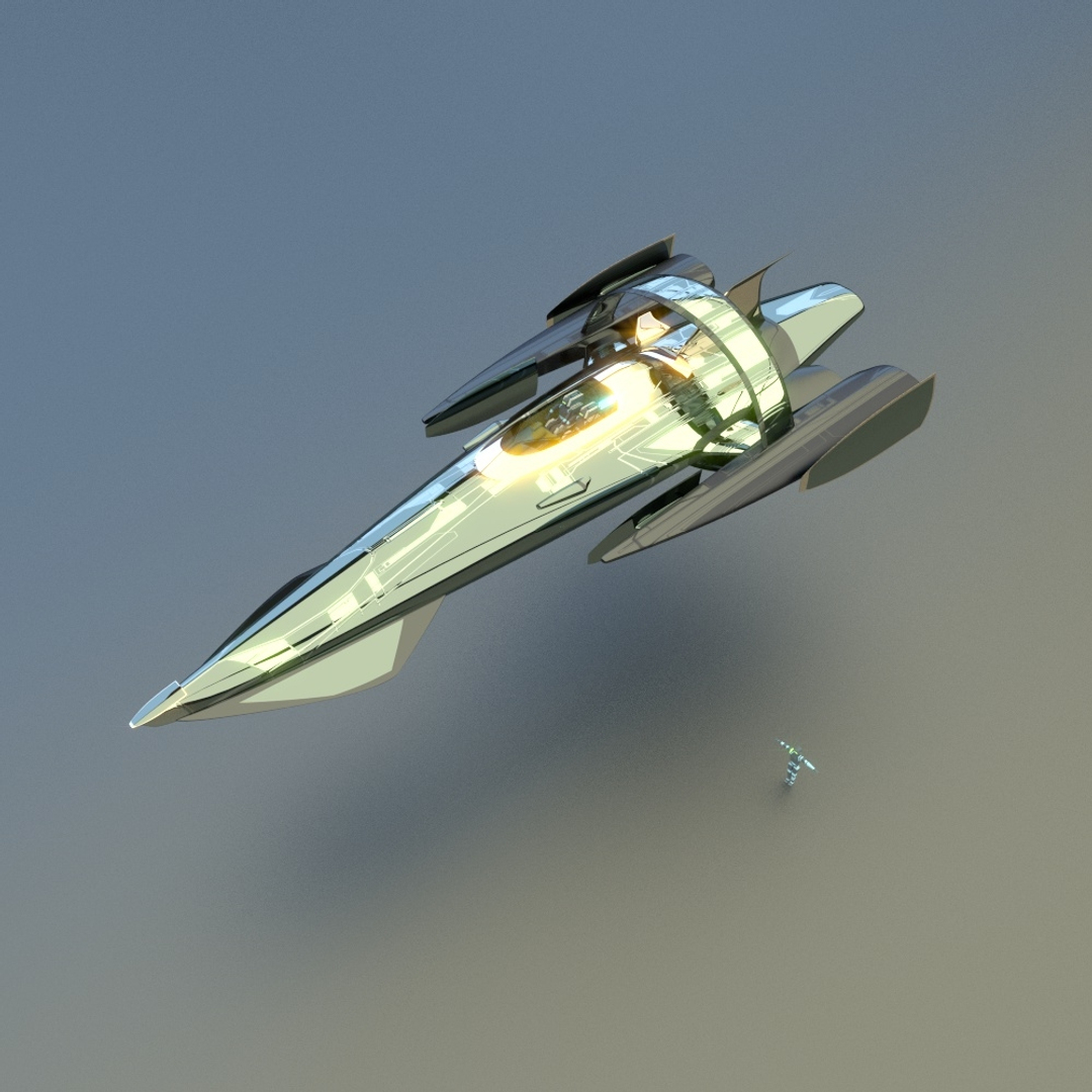 Space Cruiser 3d Model