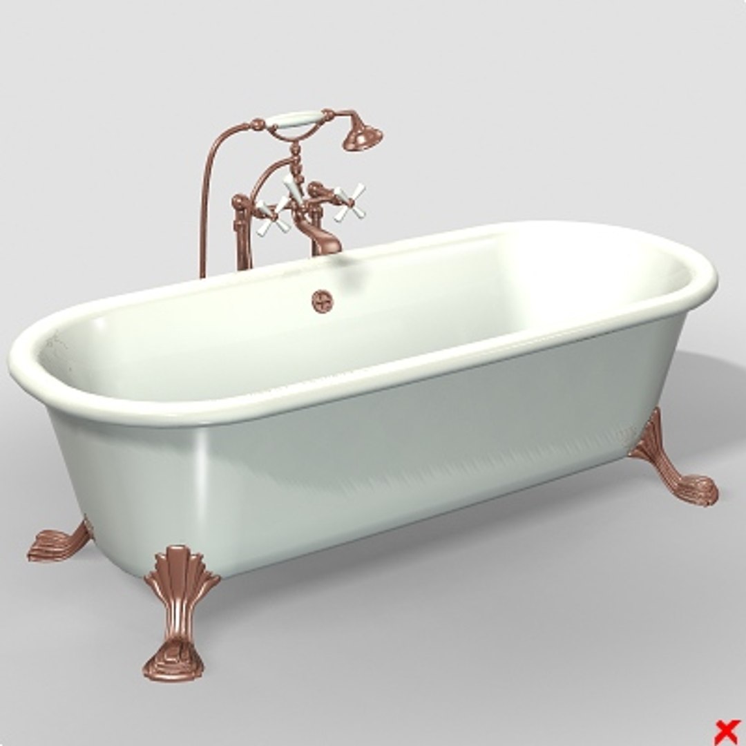 3d model bath