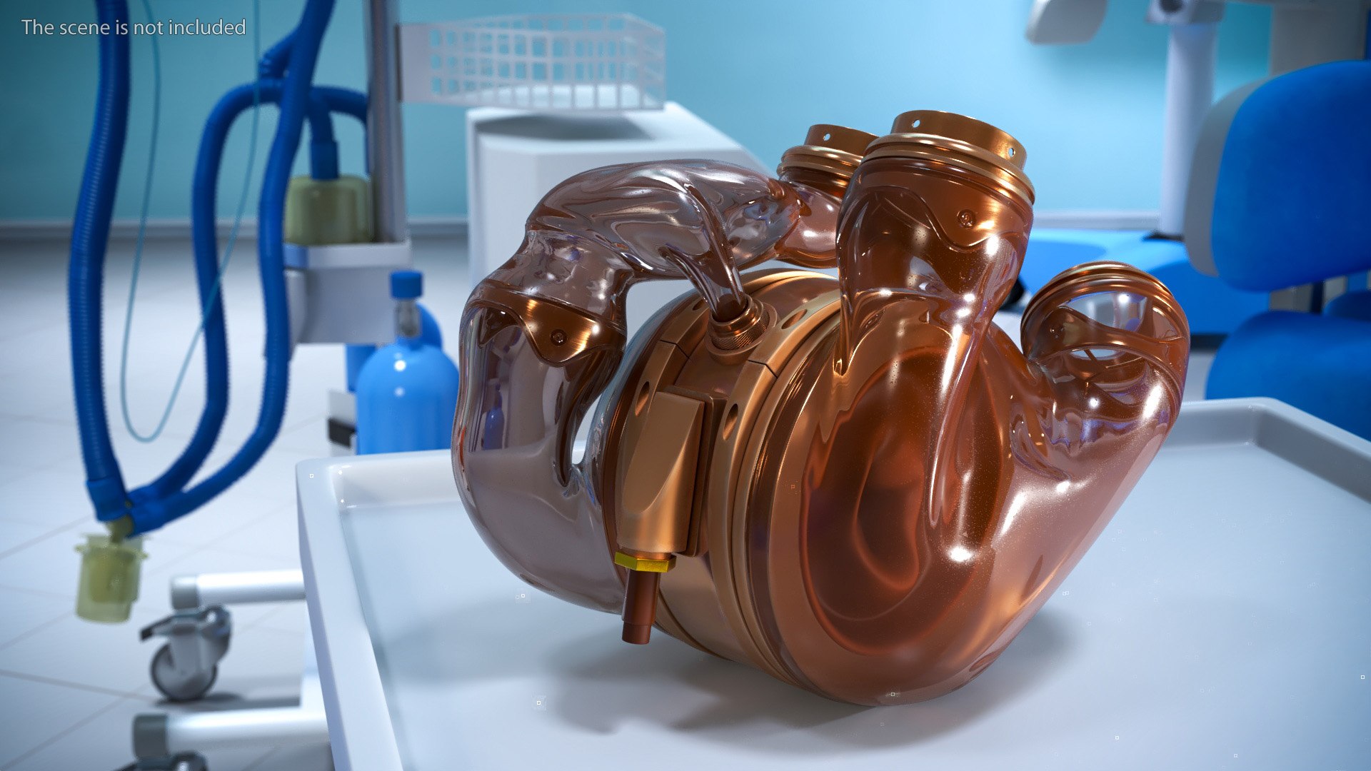 3D Steampunk Artificial Heart Concept Model - TurboSquid 2358451
