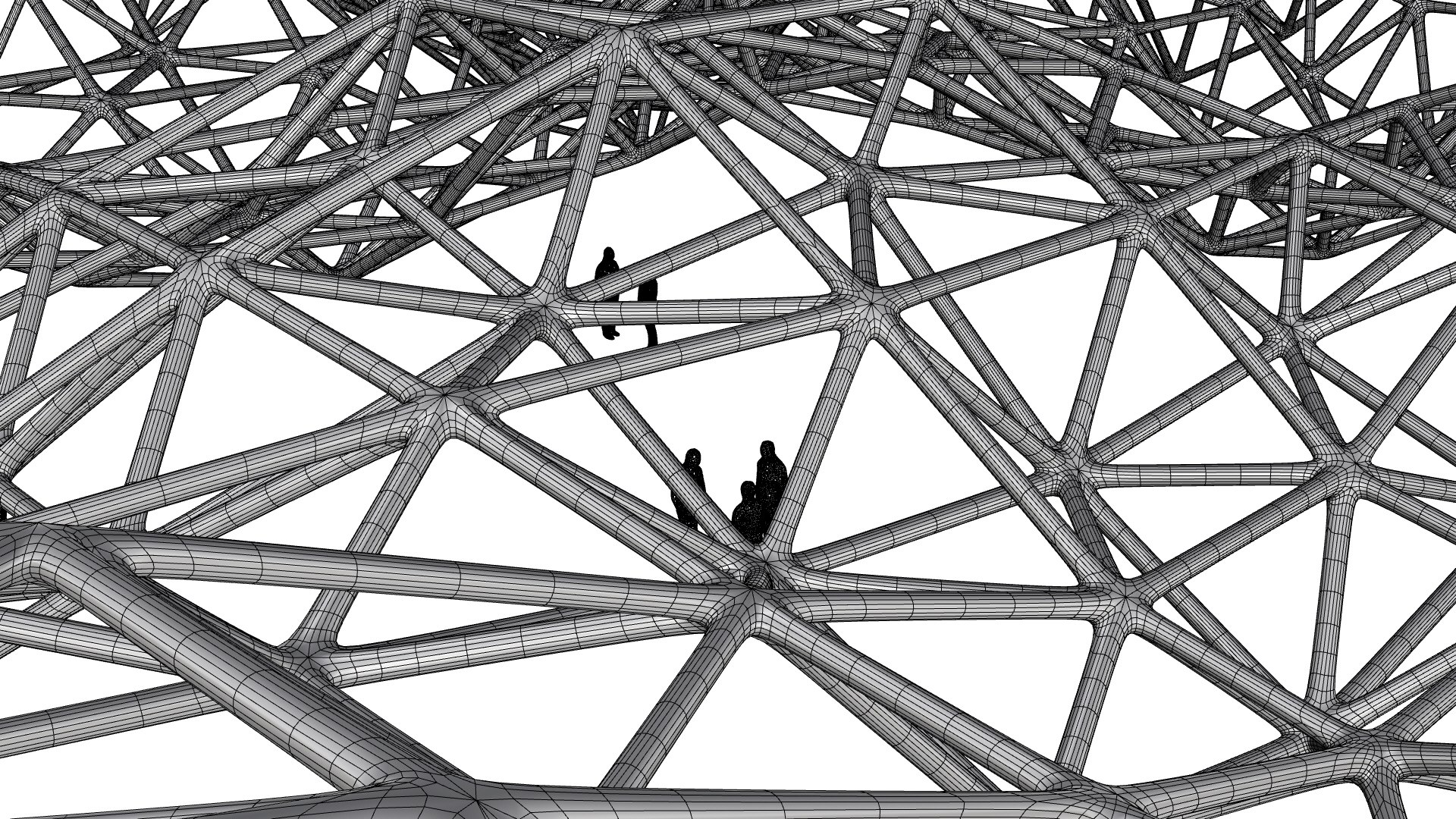 3D Model Parametric Steel Frame Canopy 03 - TurboSquid 2412518