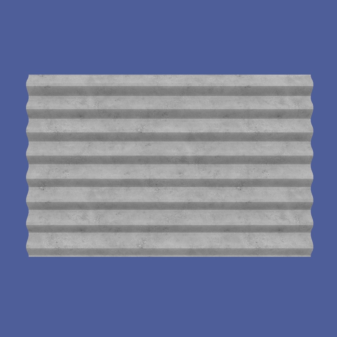 3d model slate roof 1130x1750mm 8
