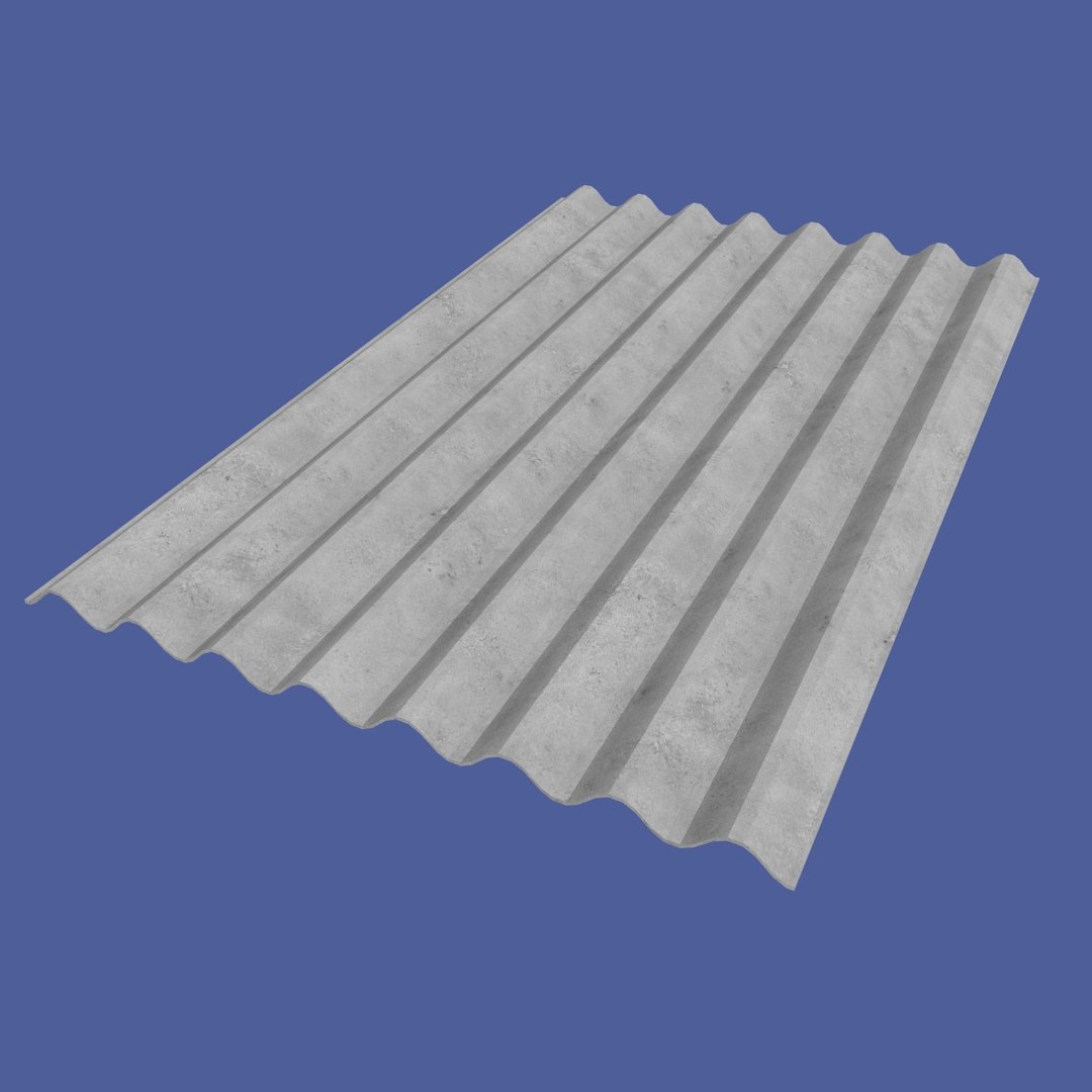 3d model slate roof 1130x1750mm 8