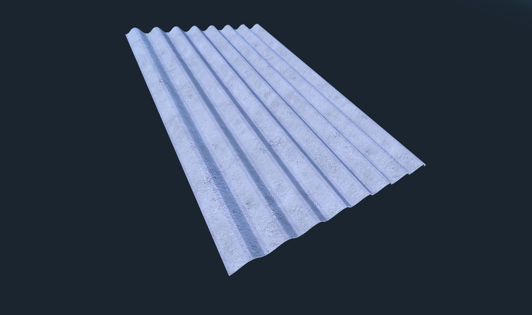 3d model slate roof 1130x1750mm 8