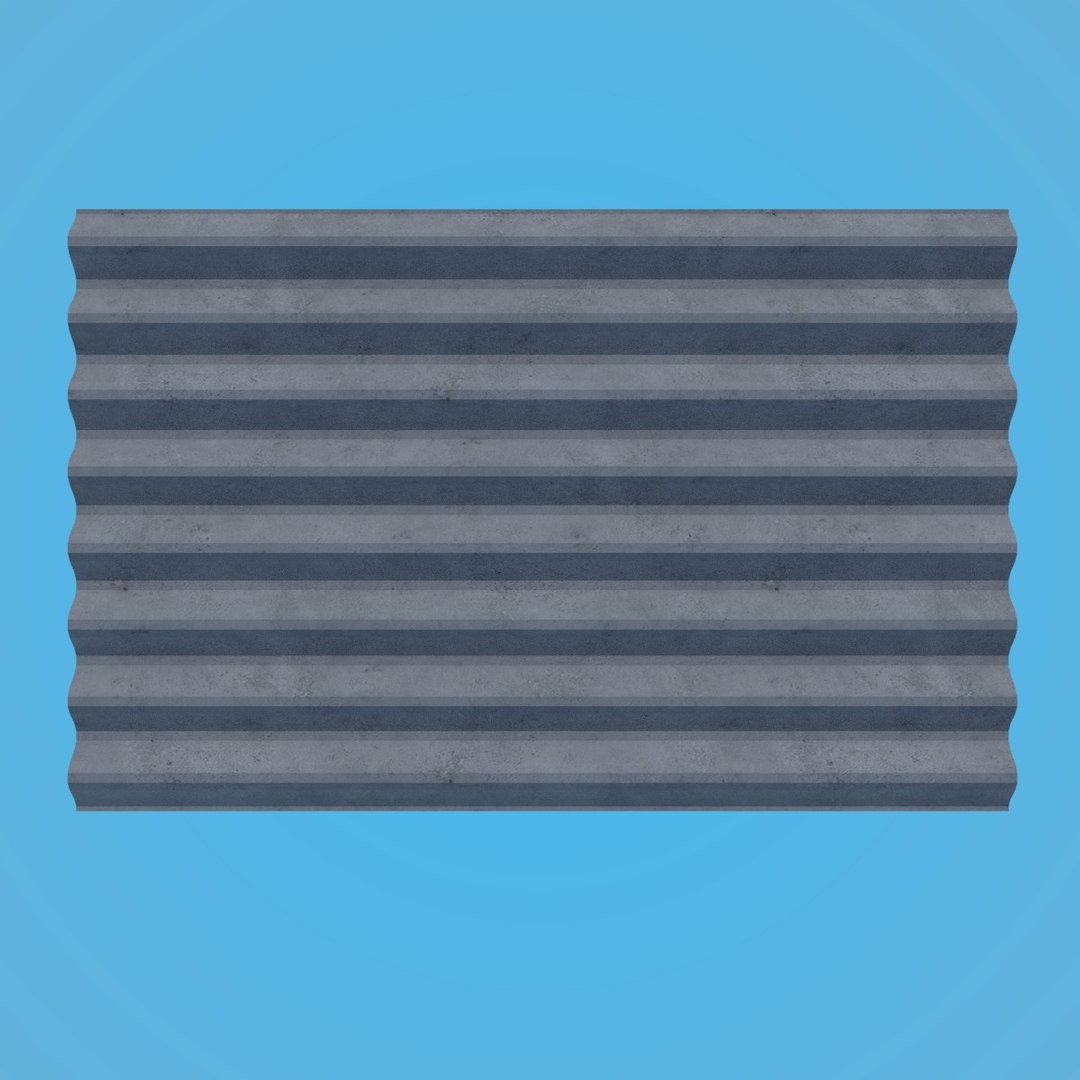 3d model slate roof 1130x1750mm 8