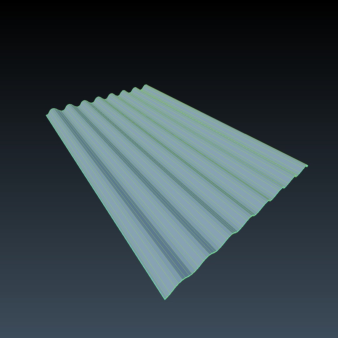 3d model slate roof 1130x1750mm 8