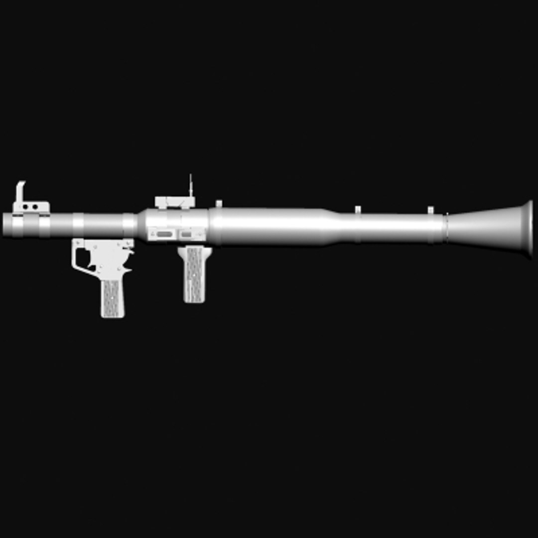 3d model rpg-7 launcher rocket