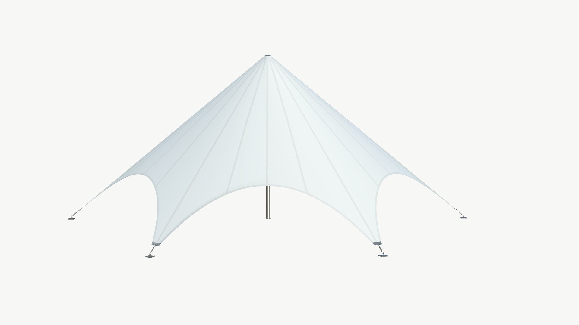 Tent Structure Conical 3D Model - TurboSquid 2041760