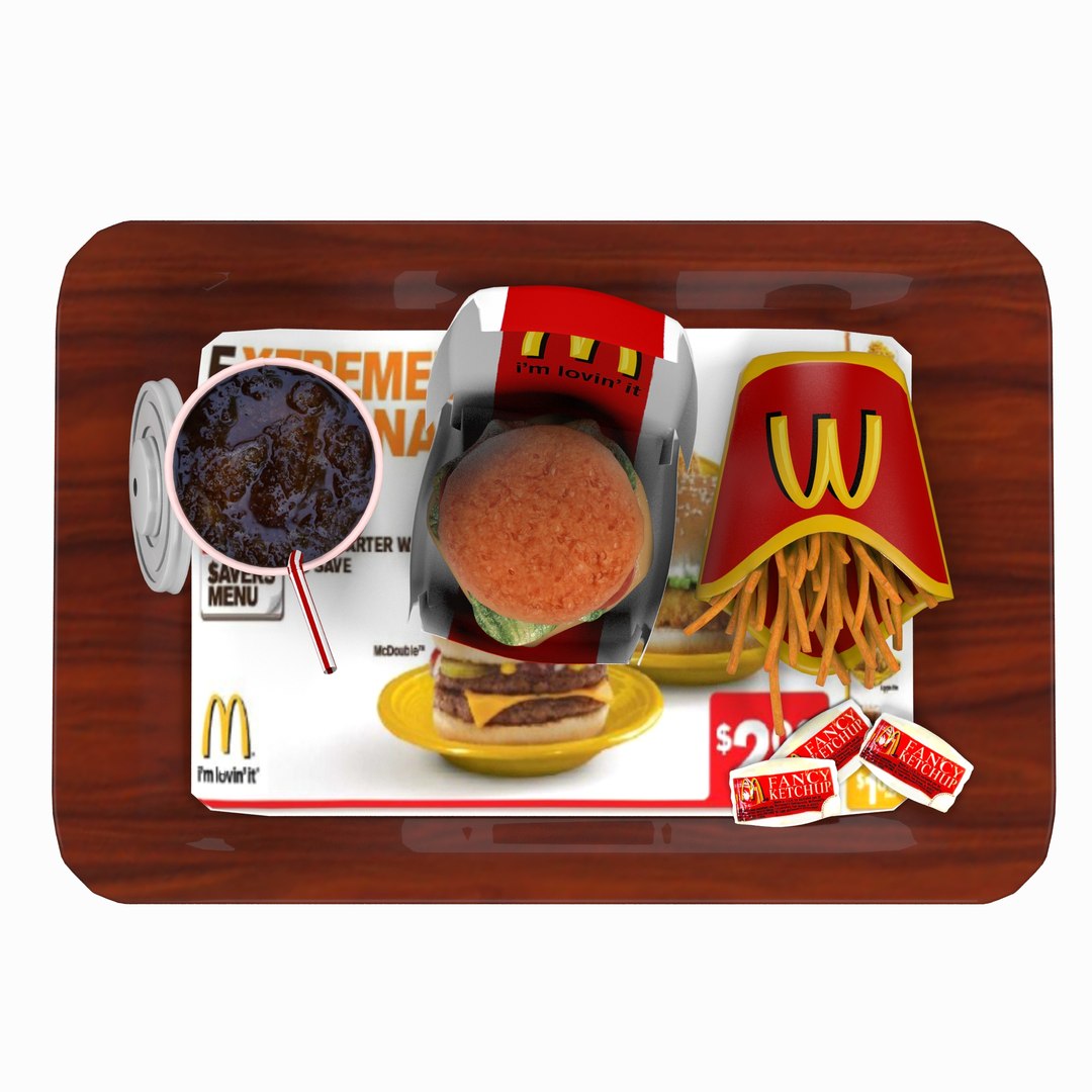 3d Model Fast Food Pack