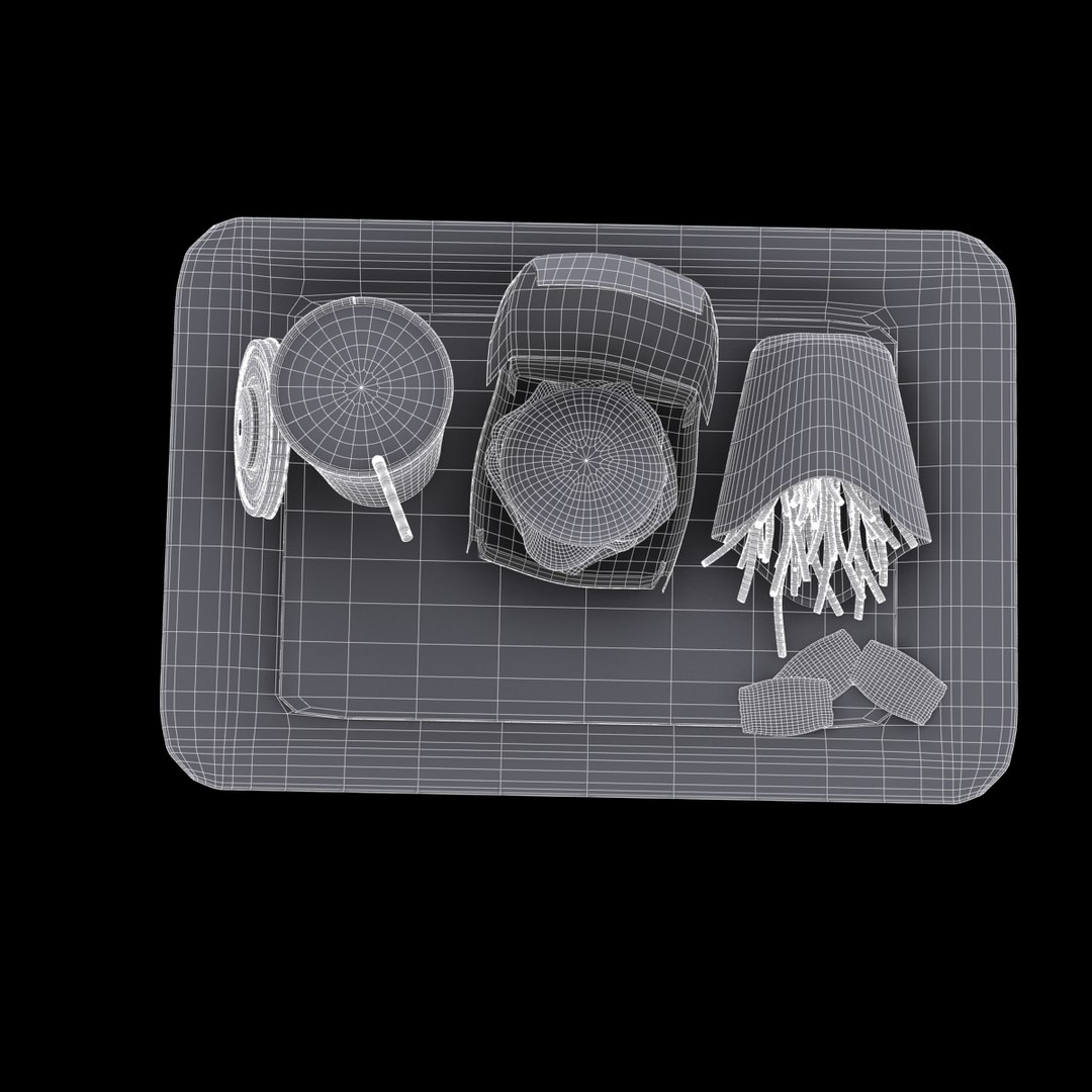 3d Model Fast Food Pack