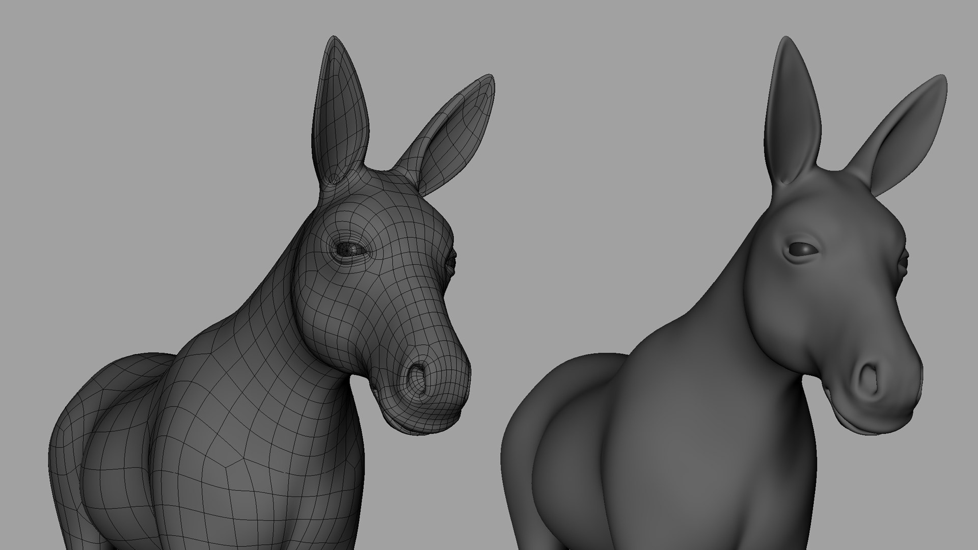 Donkey 3D - TurboSquid 2238262