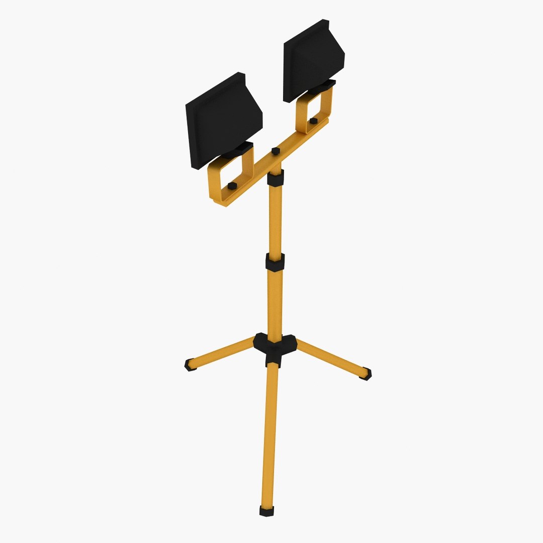 Construction Light 3d Obj