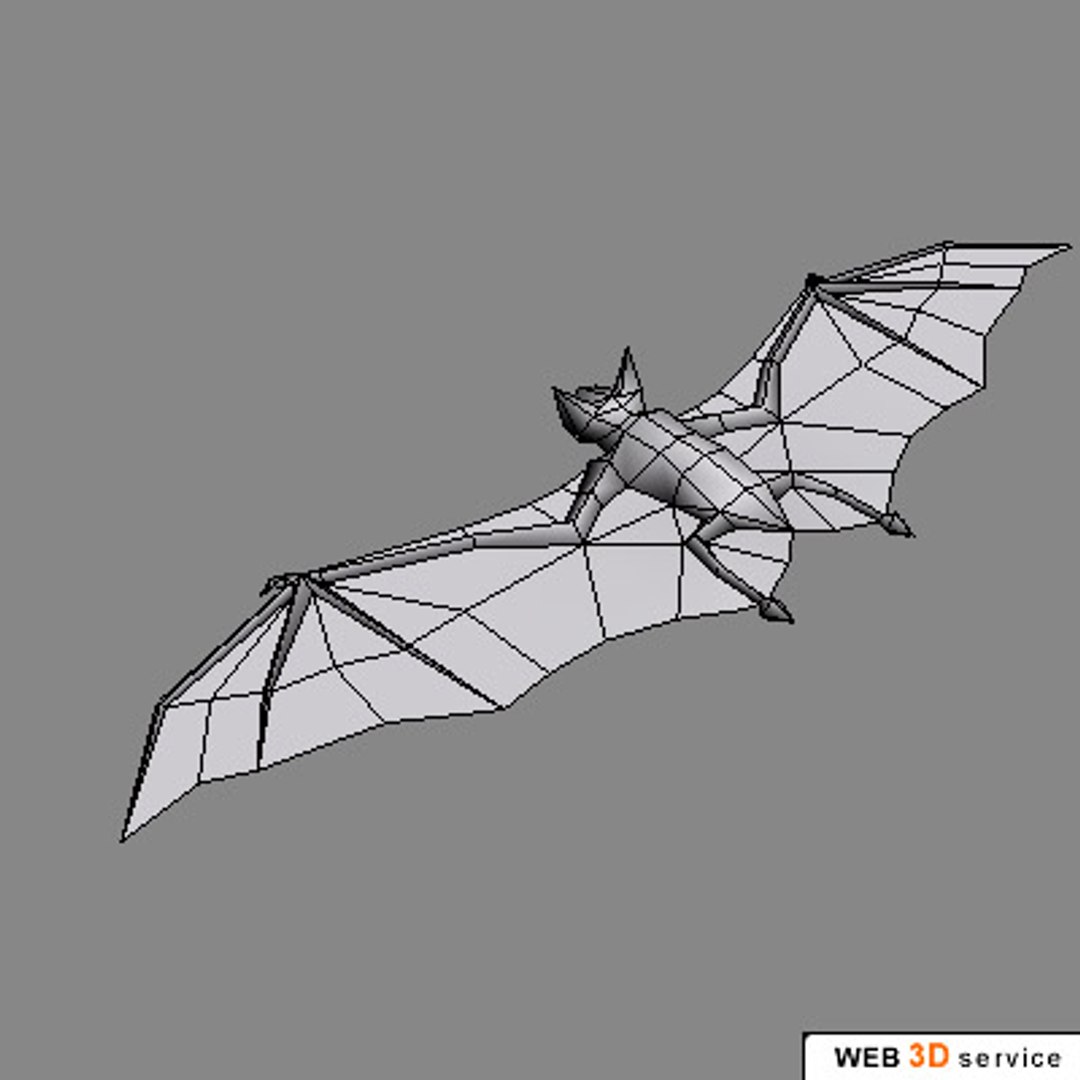 realistic bat 3d max
