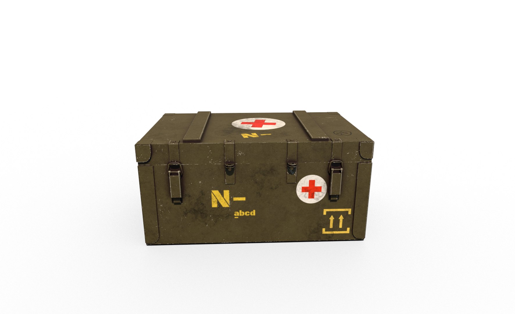 3D Army Medical Crate Model - TurboSquid 1594066