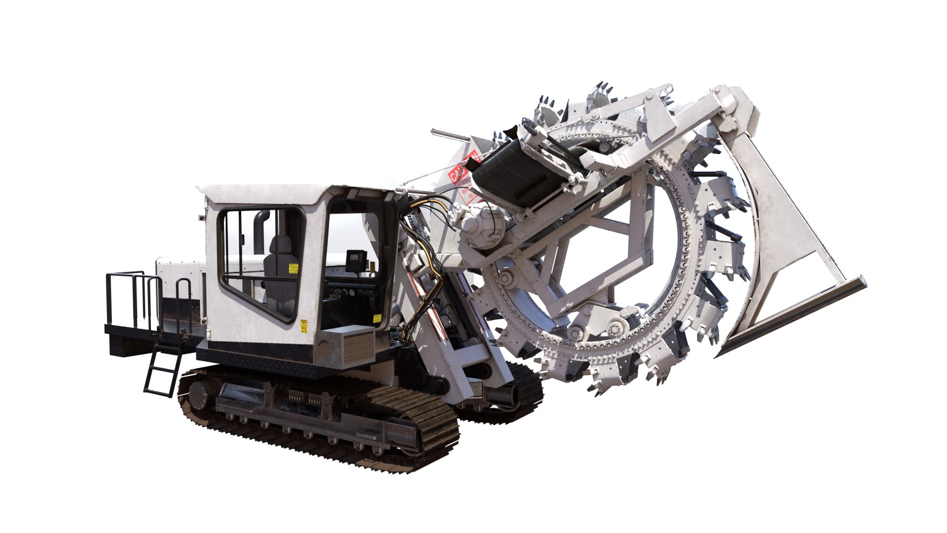 3D Model Wheel Trencher - TurboSquid 2075180