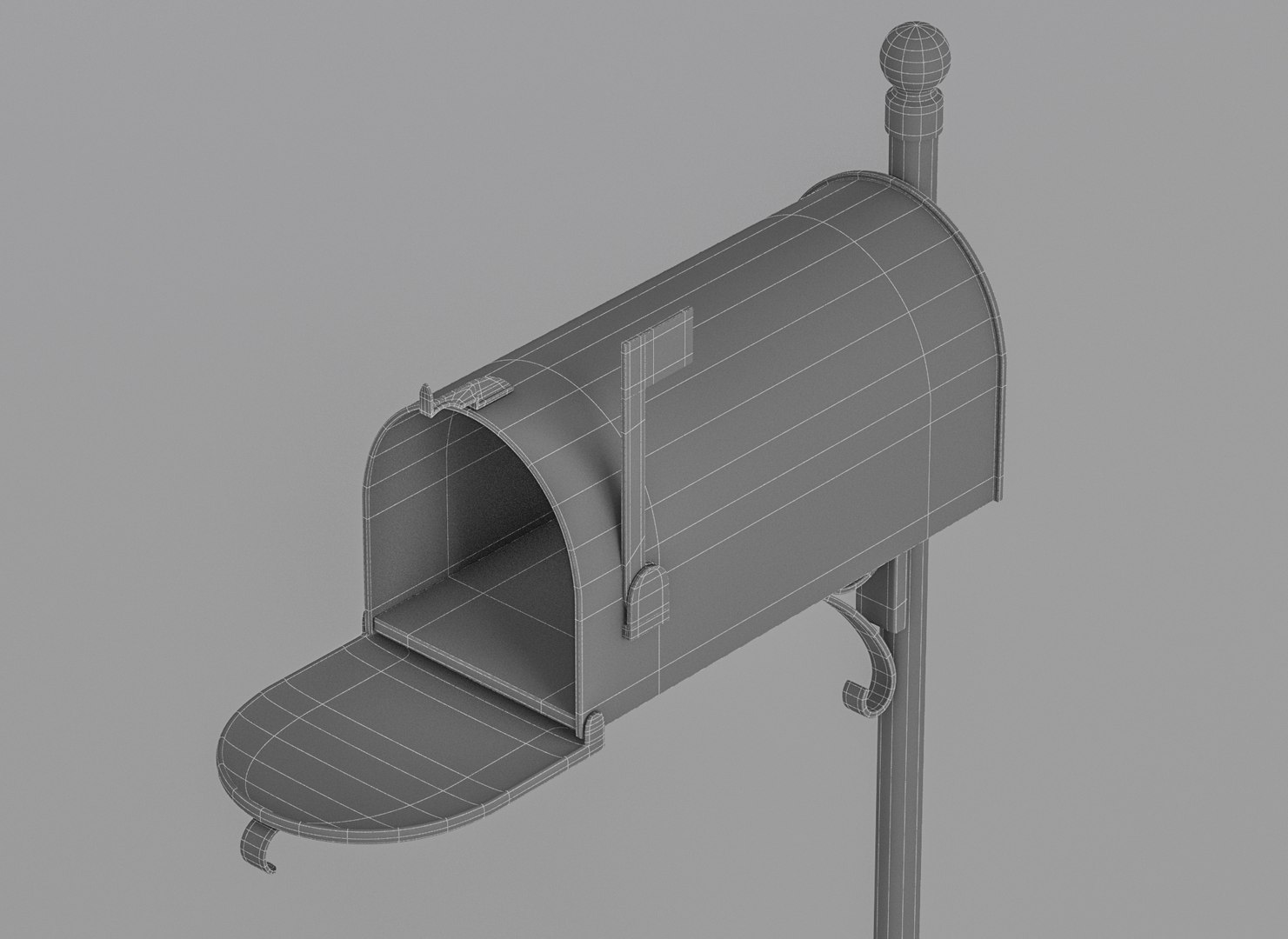 3D Mailbox - TurboSquid 1946947