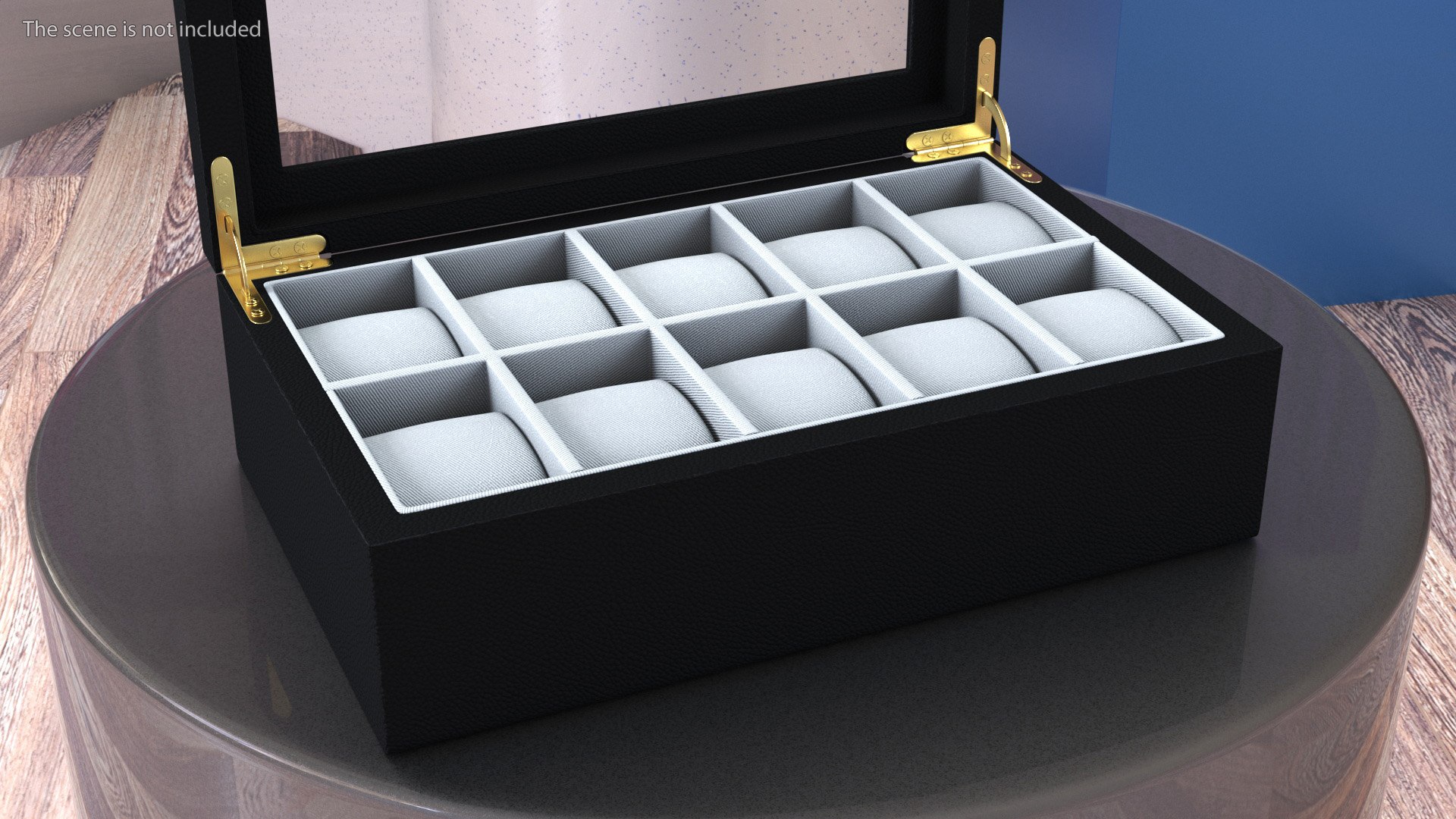 3D Watch Display Box Leather Model - TurboSquid 2040412
