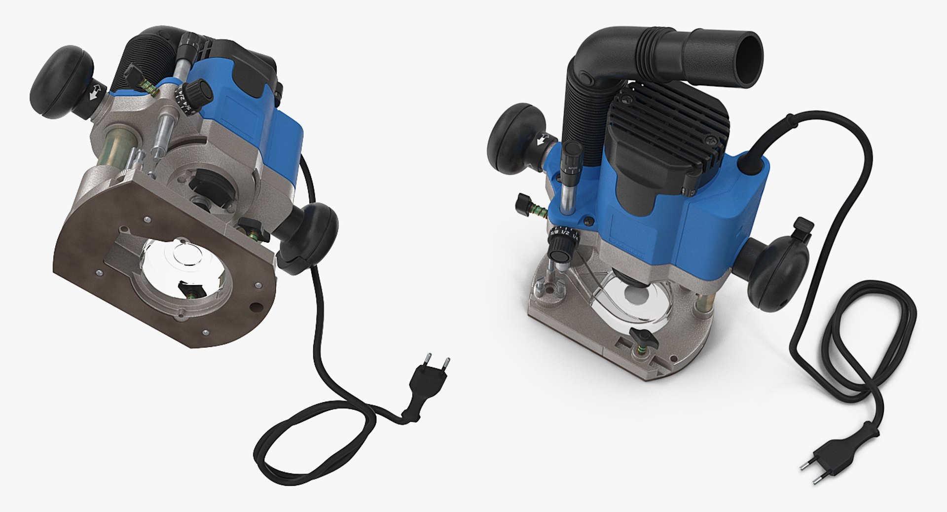 3D Plunge Router Generic - TurboSquid 1281014